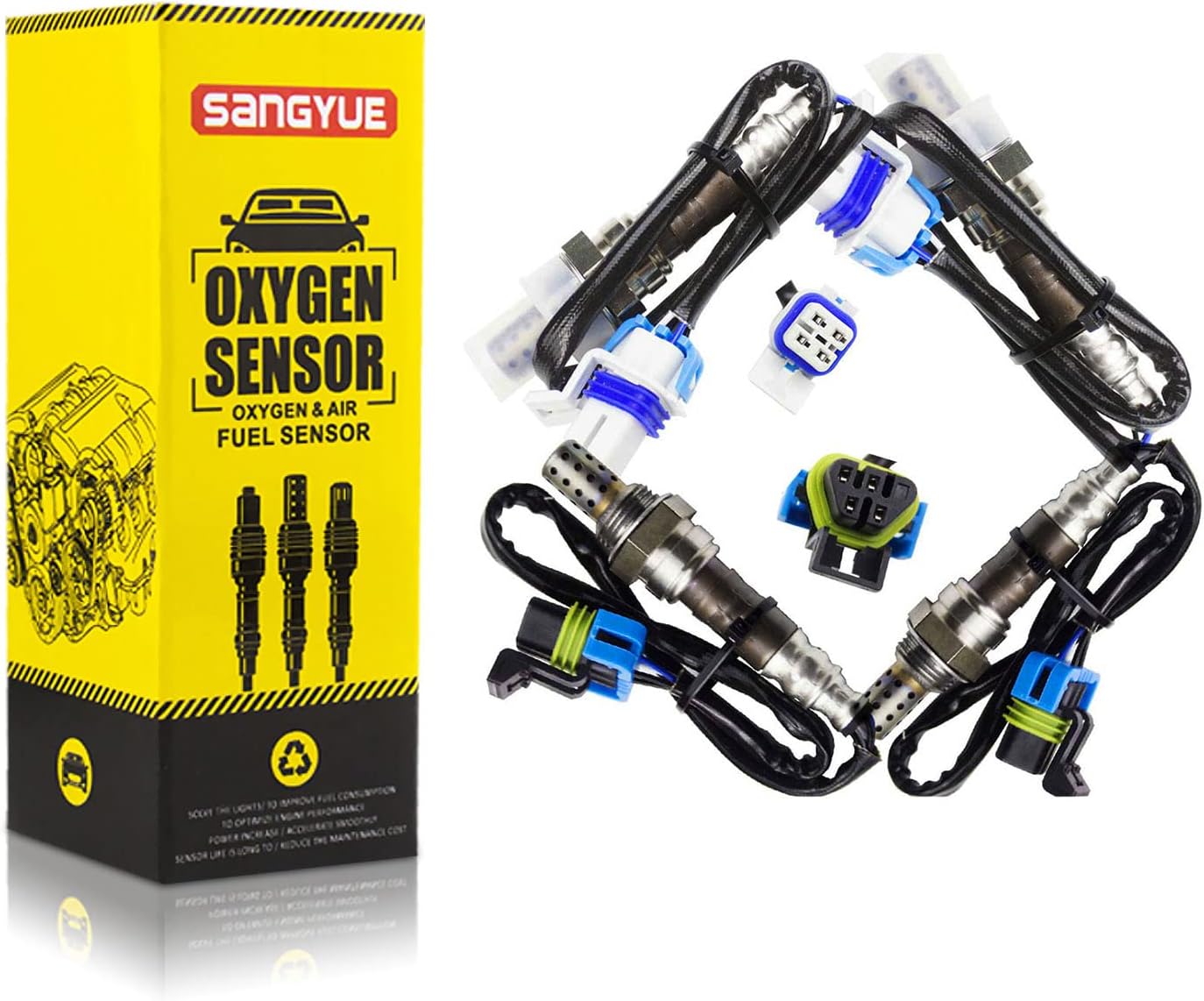 Amazon.com: Sangyue 4X Oxygen O2 Sensor for 2003 2004 2005 Chevrolet ...