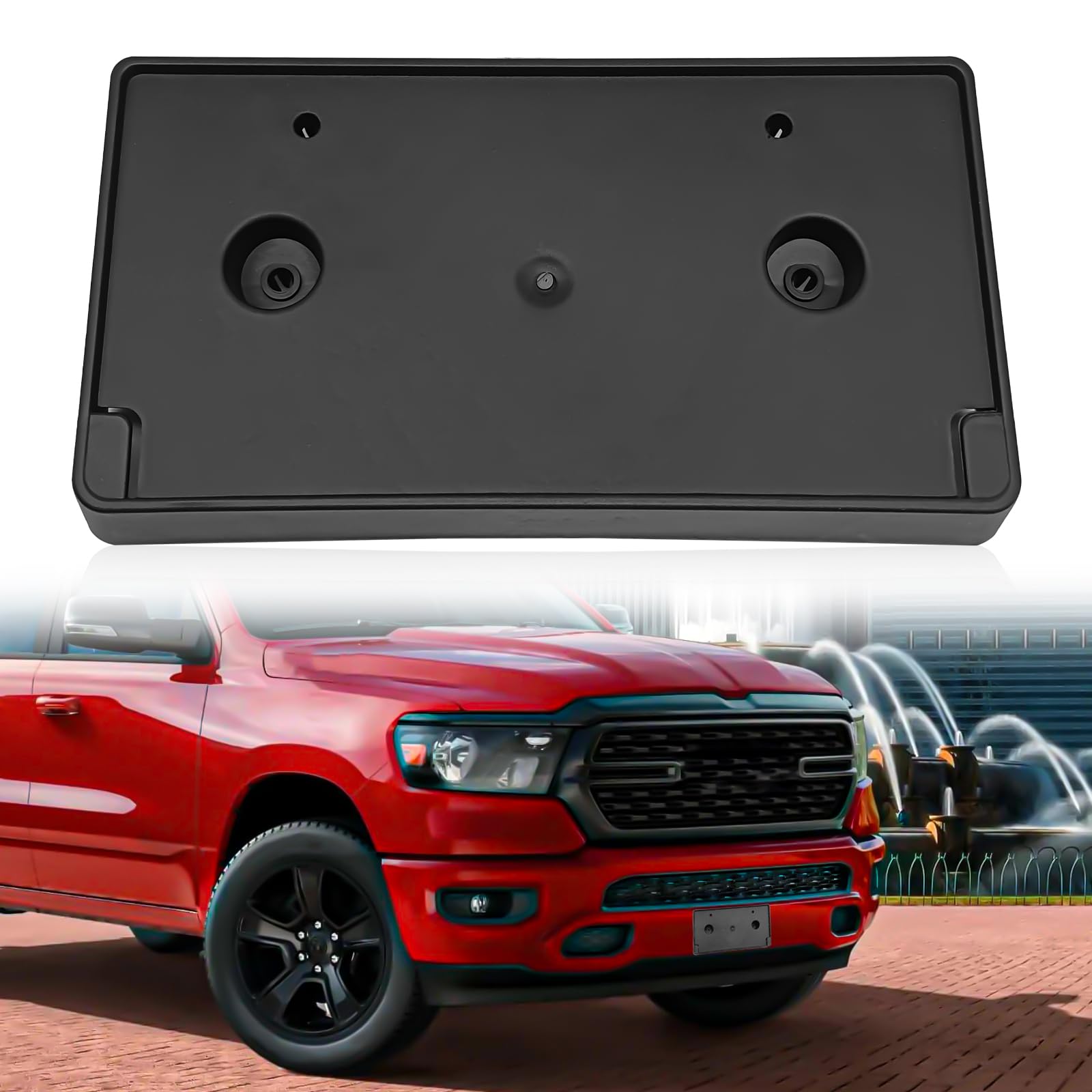 Amazon.com: NOTISH Front License Plate Bracket, Front Bumper License ...