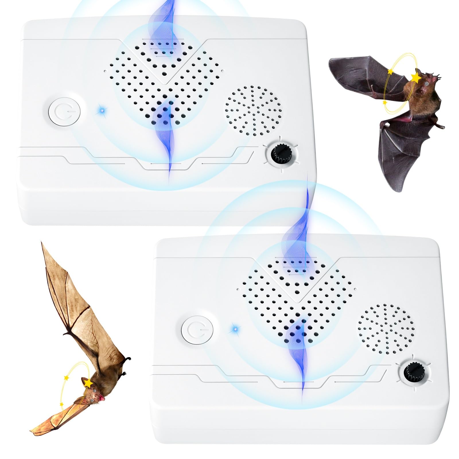 Amazon.com: JahyShow 2 Pack Ultrasonic Bat Removal for Home Indoor ...