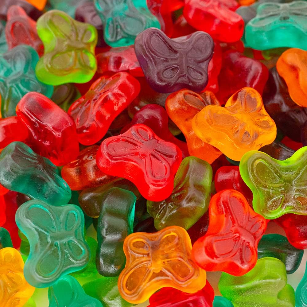 Amazon.com : Albanese Gummi (1 bag) 3.5oz (Mini Gummi Butterflies ...