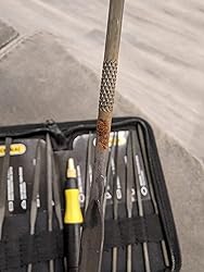 General Tools 707475 Swiss Pattern Needle File Set, 12-Piece, Black ...