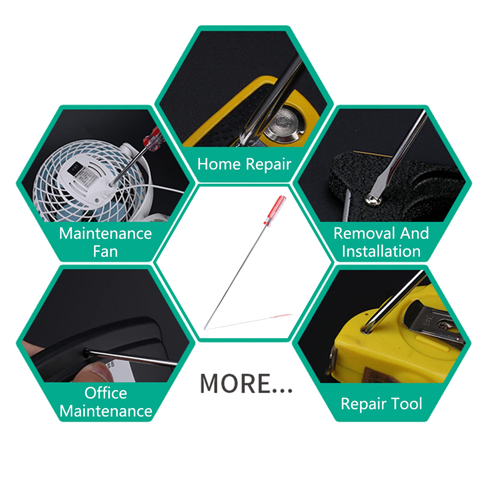 Snapklik.com : Kyuionty Phillips 12 Inch Long Screwdriver - Magnetic Tip