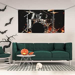 Amazon.com: Drummer Personalized Party Banner 3x5 Ft Beautiful Yard ...