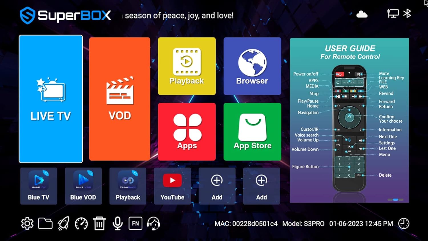 2023 S3pro S3 Pro Support 6k HD Dual- Wi-Fi Best of Best TV Box 2GB RAM ...