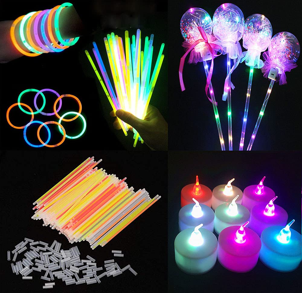 Glow Stick Party Centerpieces