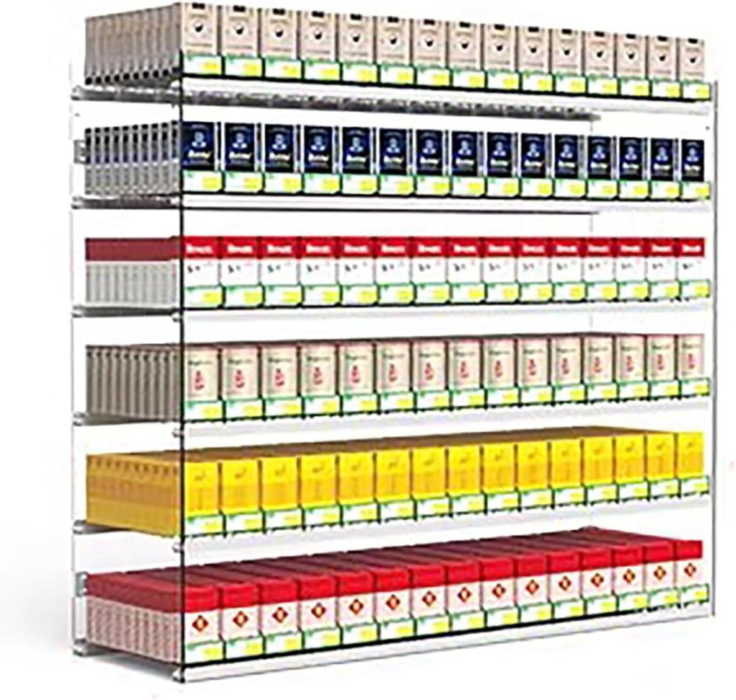 Amazon.com: Acrylic Cigarette Display Rack - Auto Pusher Holder, Wall ...