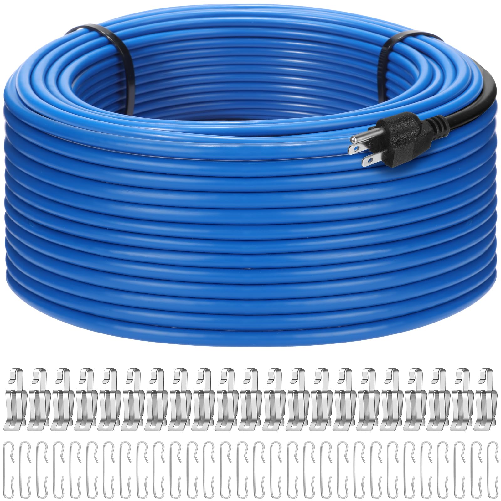 Amazon.com : Copkim 100ft Heat Tape for Roof and Gutters Snow Deicing ...