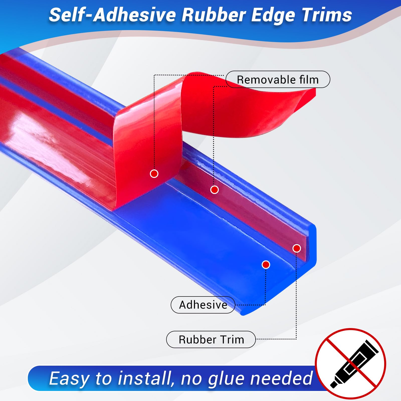 Snapklik.com : Tile Edge Trim, Flexible L Shaped Rubber Edge Trim ...
