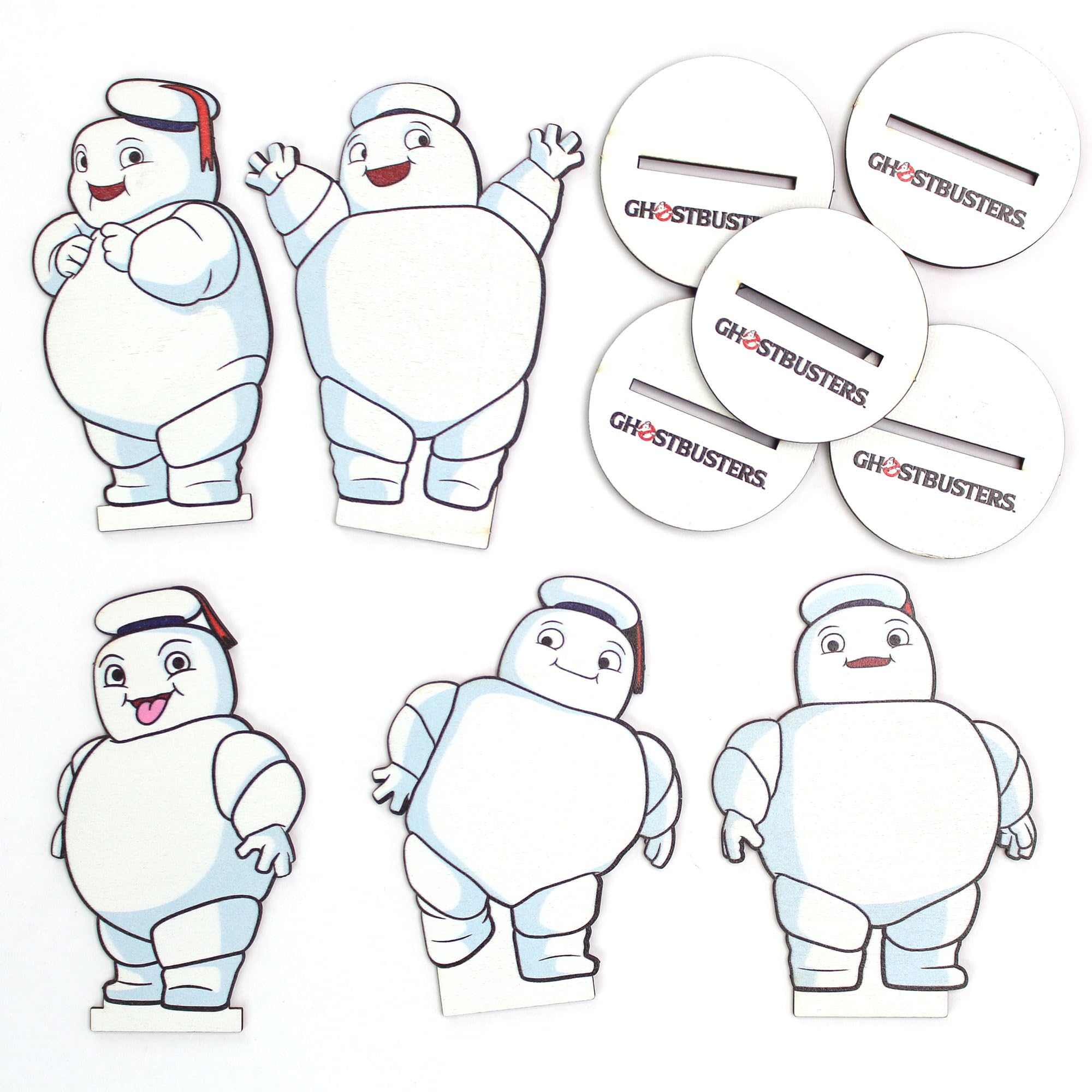 Amazon.com: Ghostbusters Mini-Puft Wooden Figures Set of 5 ...
