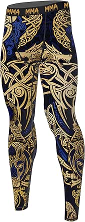 Amazon.com: HYPEWAVE Men's Compression Pants Active Athletic Quick Dry ...