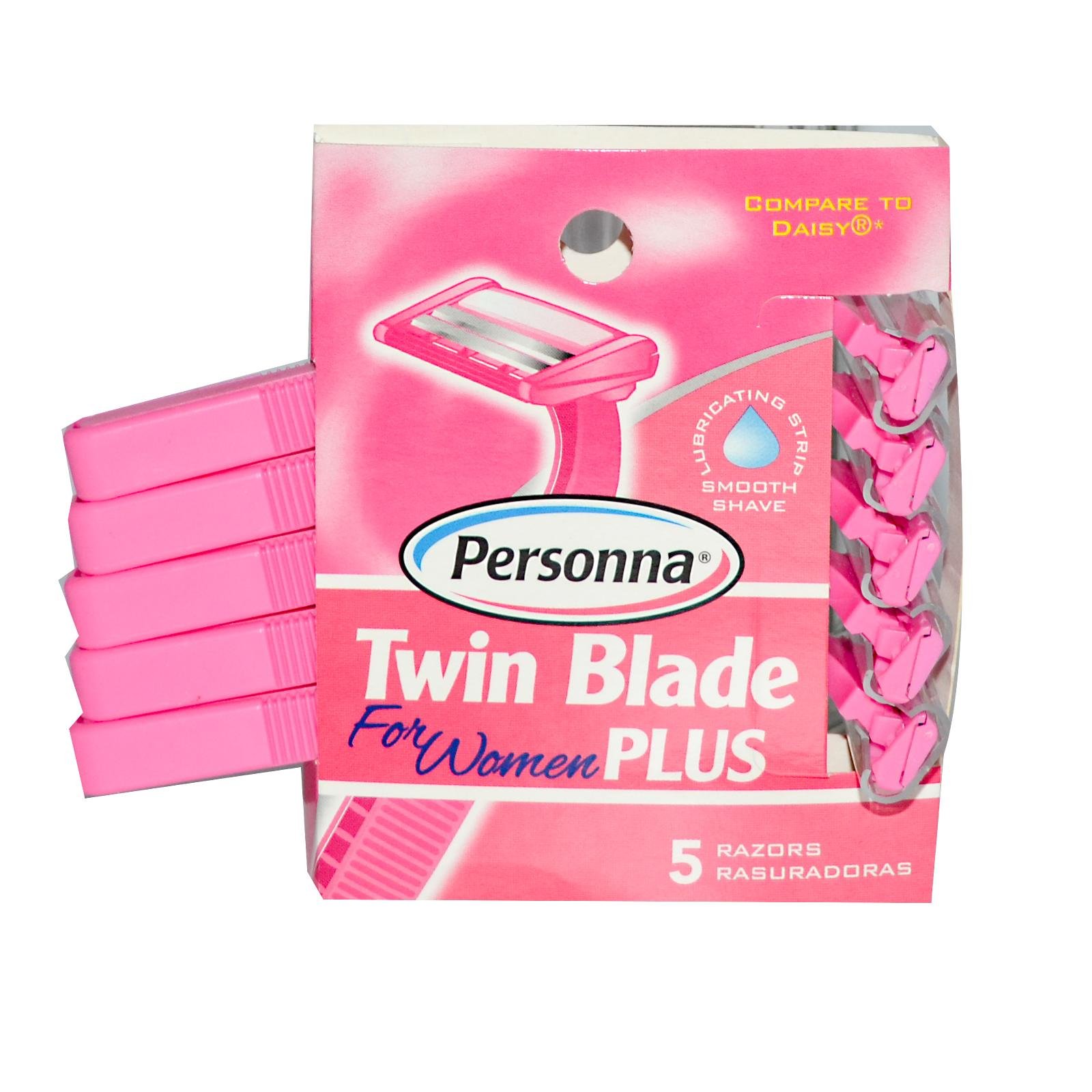 Amazon.com: American Safety Razors Personna Twin Blade Plus Disposable ...