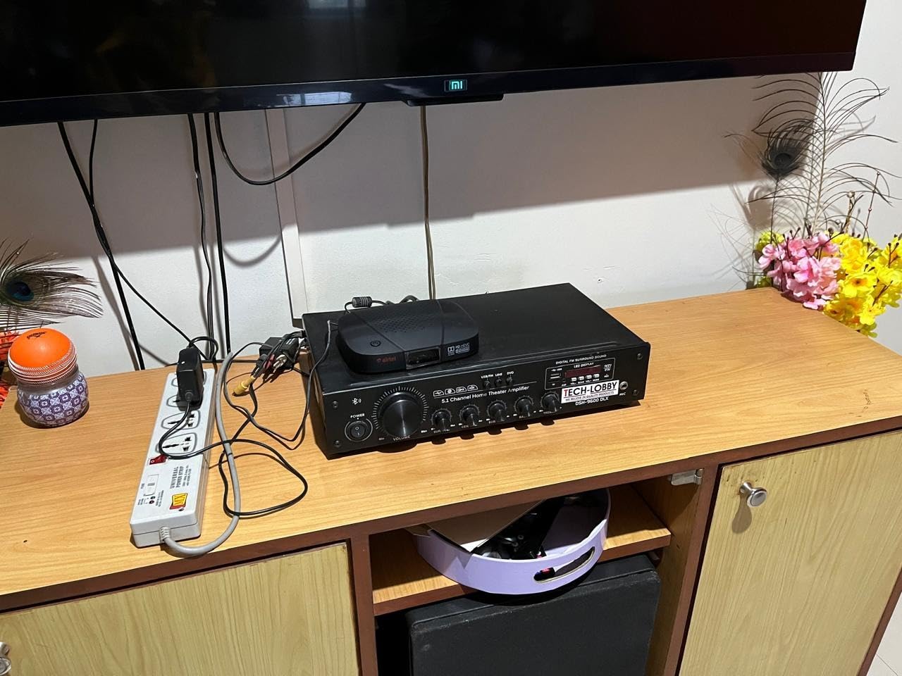 Tech-lobby 5.1 Surround Sound Amplifier 5500 P.M.P.O with KARAOKE ...