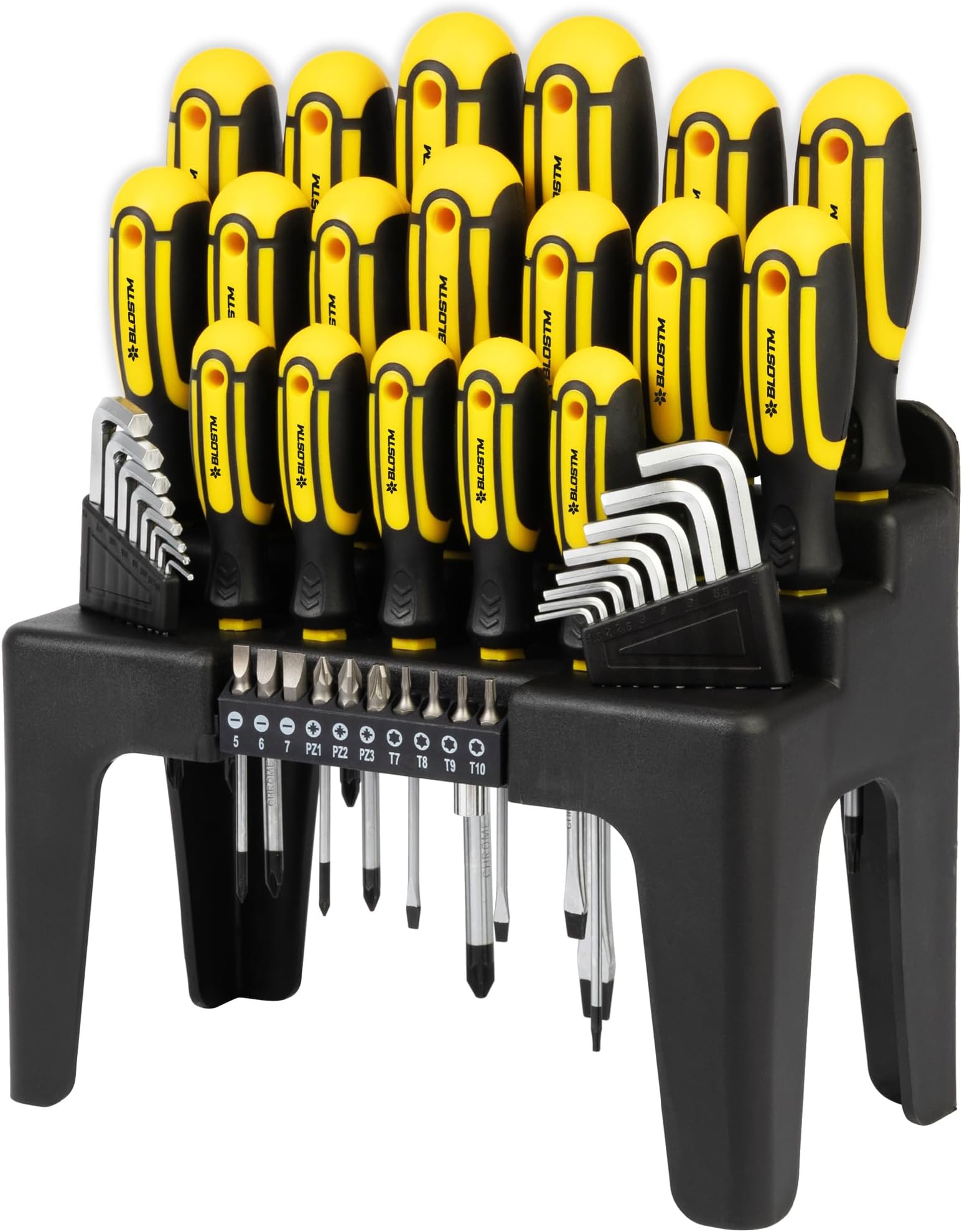 BLOSTM Magnetic Screwdriver Set with Stand - 44PCS Screw Driver Set ...