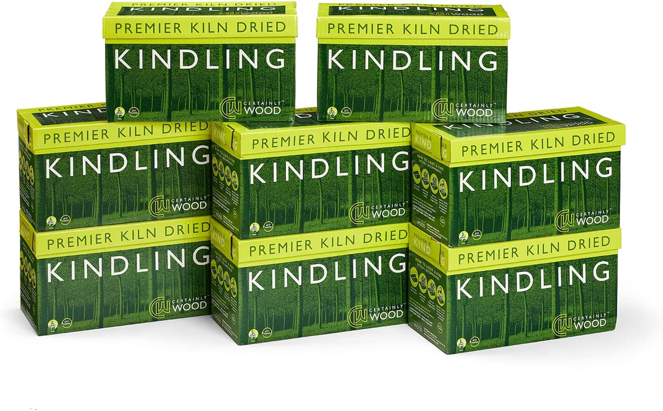 Certainly Wood Kindling - Kiln Dried Natural Firelighters for ...
