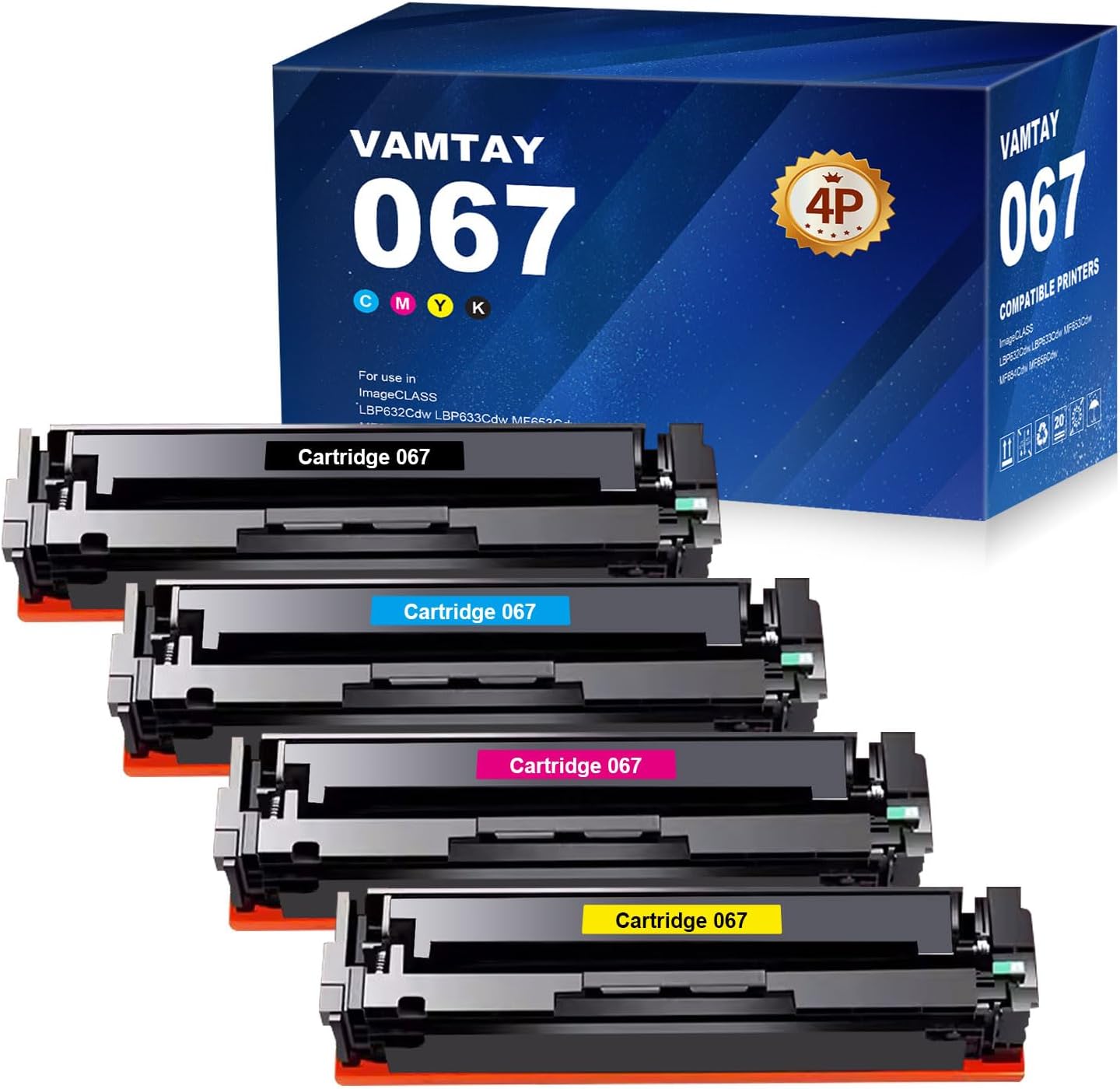 Amazon.com: 067 Toner Cartridge Remanufactured Replacement for Canon ...