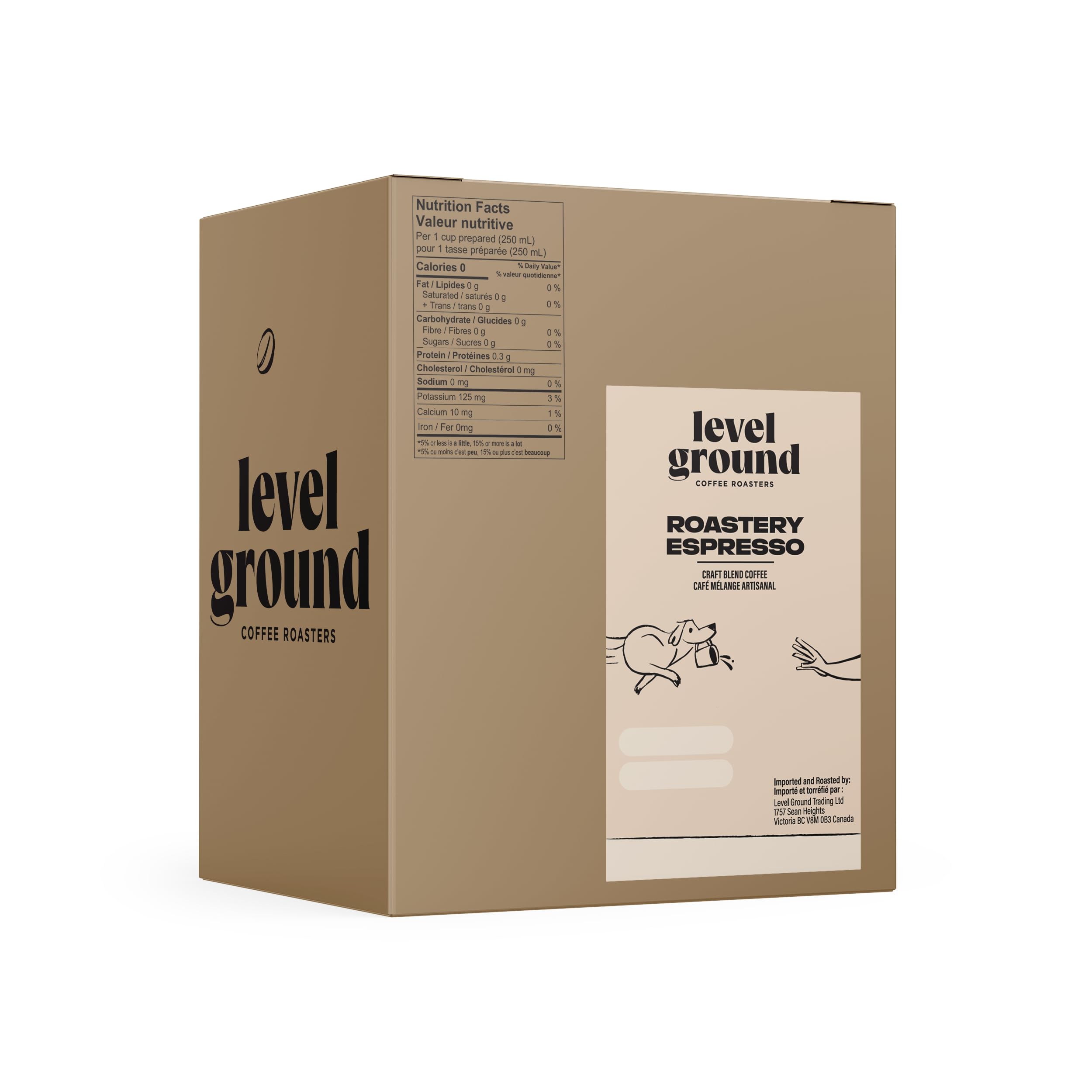 Level Ground Coffee - Espresso Craft Blend - Medium Roast, Whole Bean ...