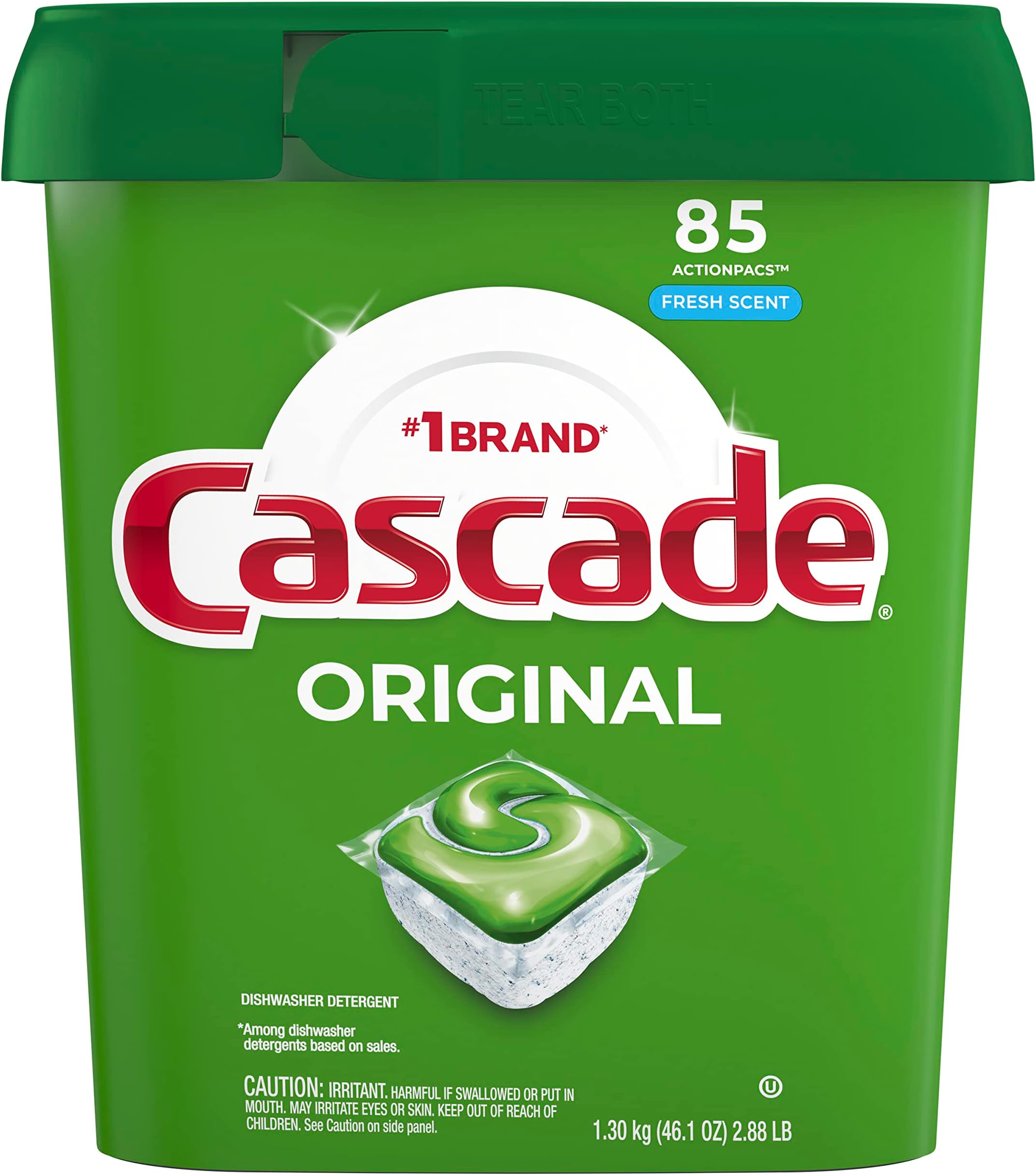 Cascade Gel Dishwasher Detergent Lemon Scent 120-Ounce at Arthur ...