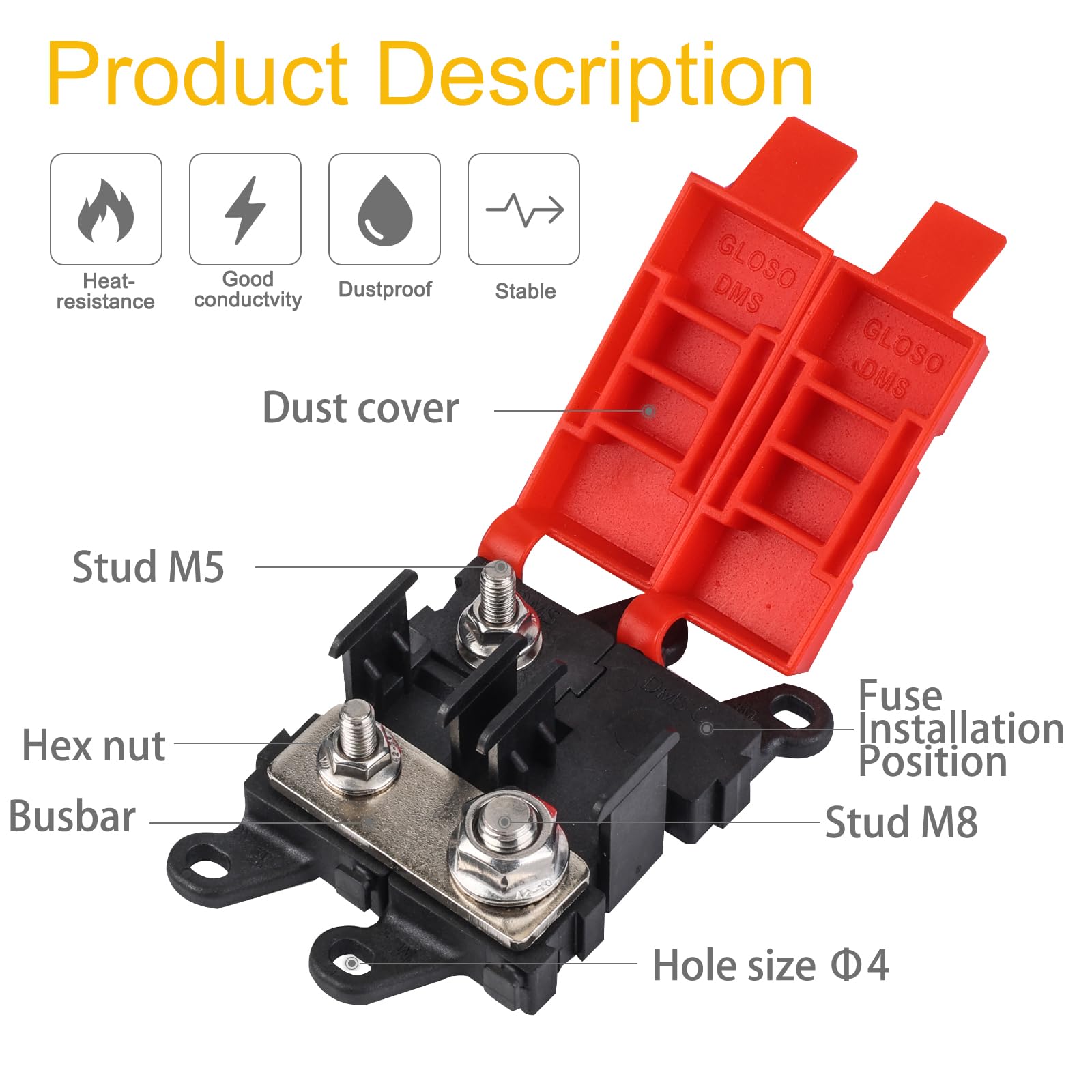 Snapklik.com : GLOSO BDFS MIDI/AMI Fuse Holder Power Distribution ...