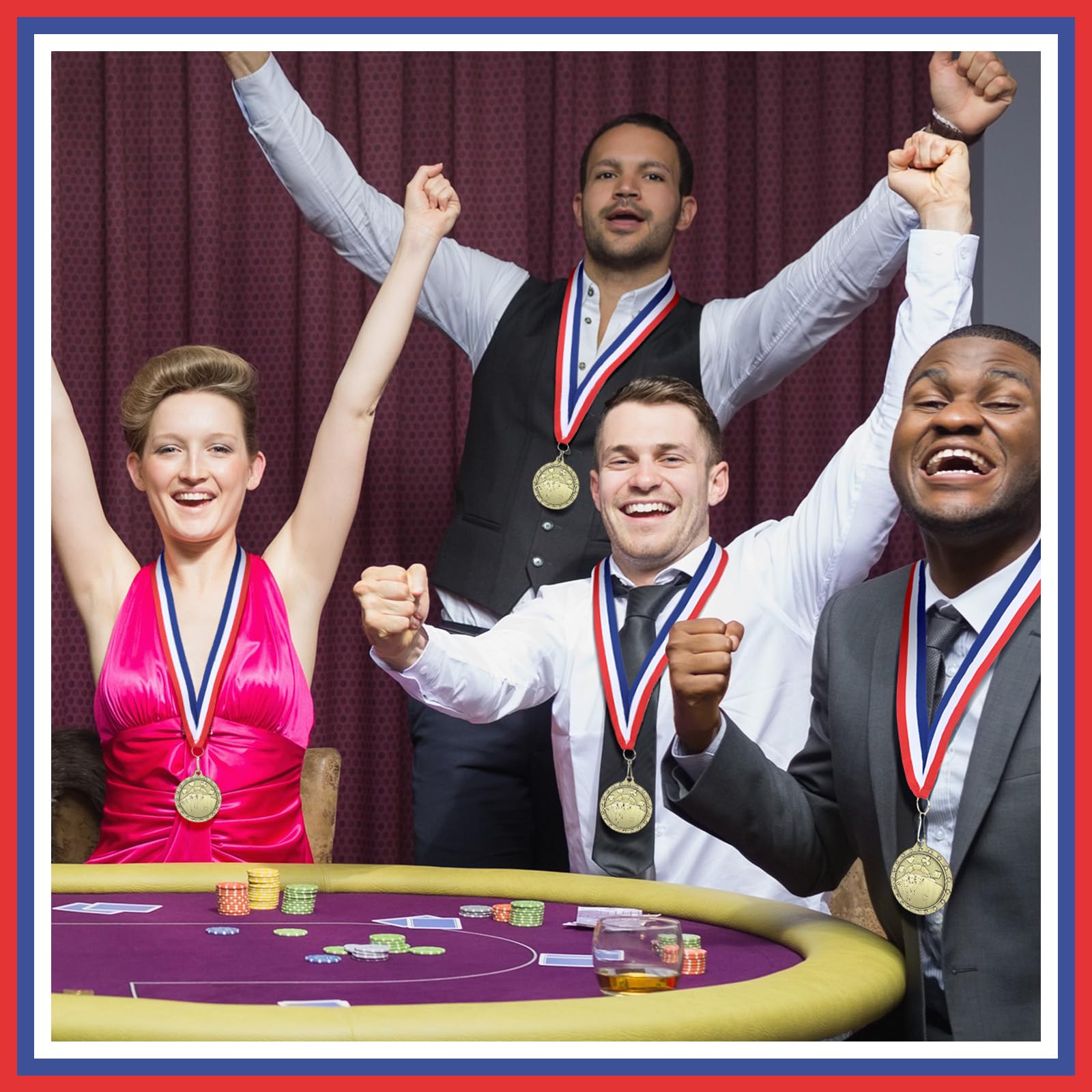 Snapklik.com : Loetere 12 Pcs Poker Cards Medals For Game Of Spades ...