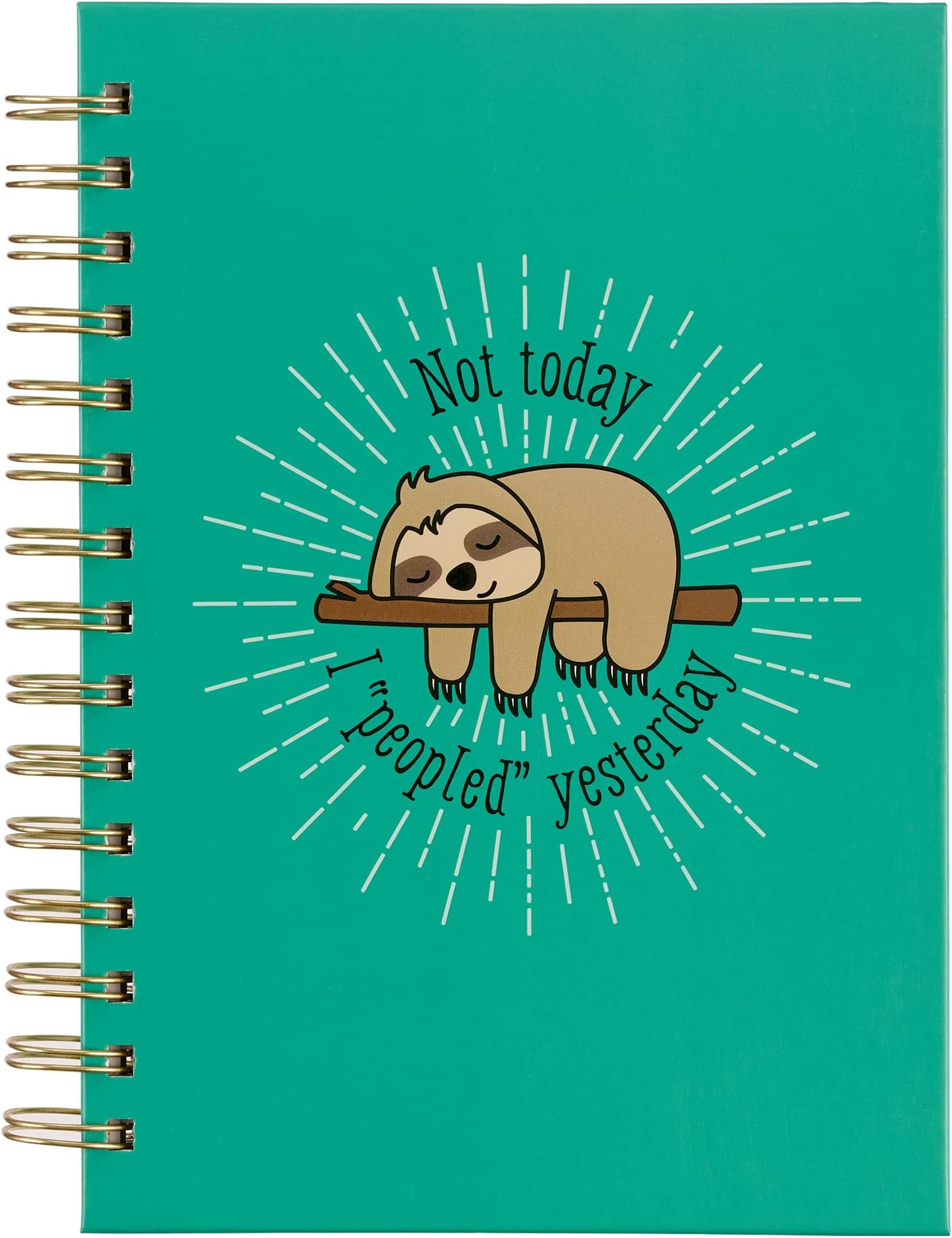 Amazon.com : foedor Funny Notebook,Preppy Green Spiral Notebook Office ...