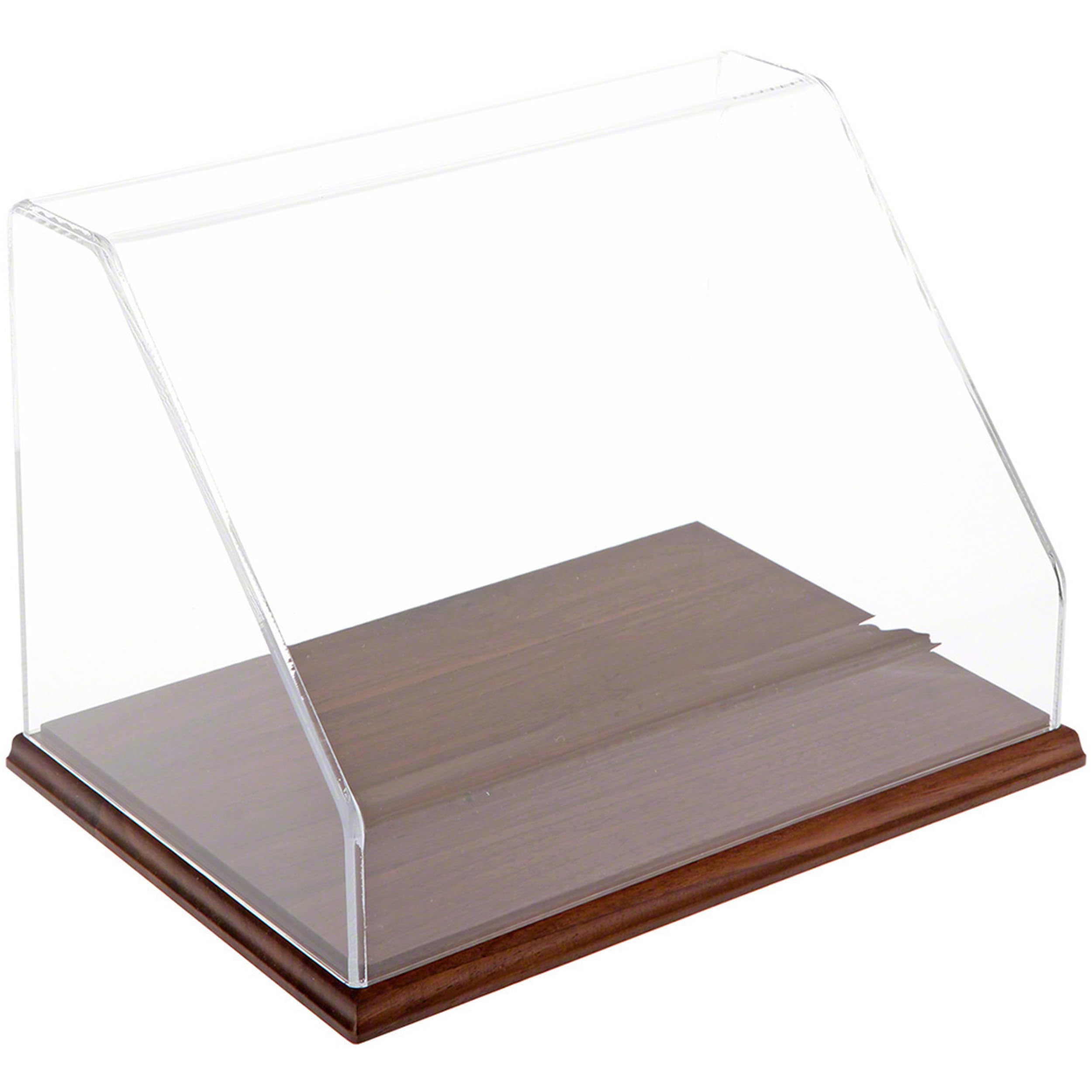 Amazon.com: Plymor Clear Acrylic Slanted Front Display Case with ...
