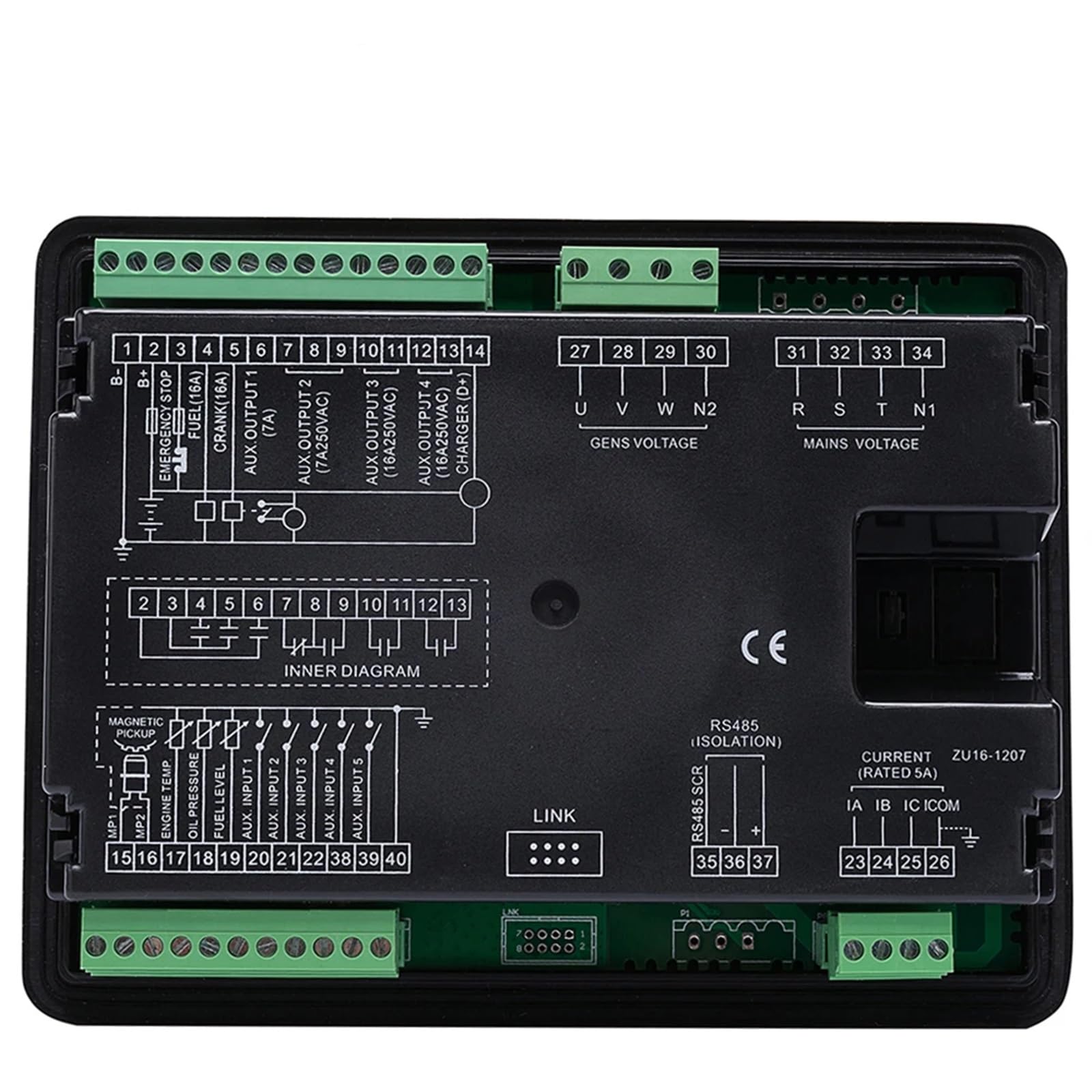 Snapklik.com : SL6110U Generator Controller Auto Start Control Board ...