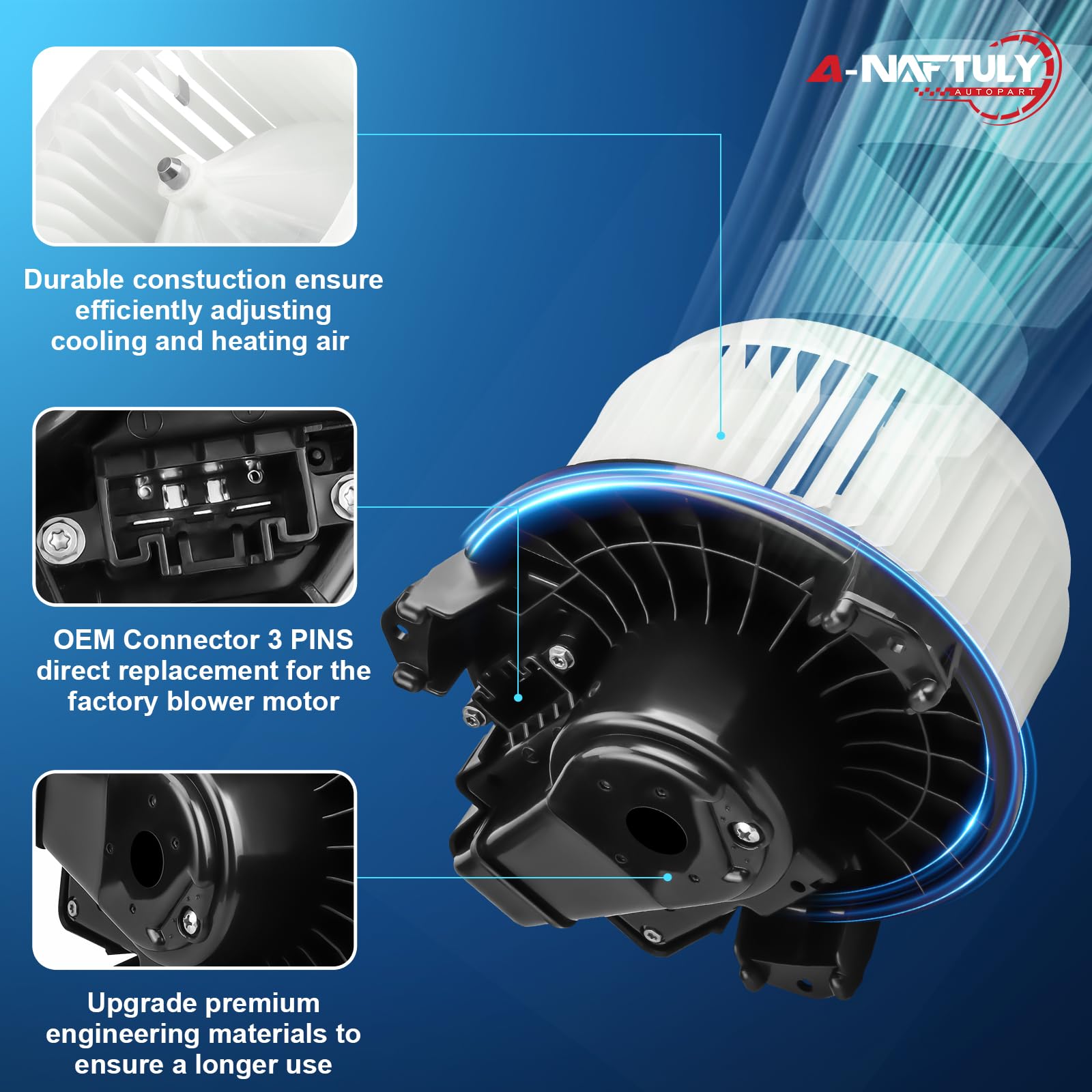 2018 Toyota Corolla Blower Motor Replacement AC Blower Motor Fan 700249 ...