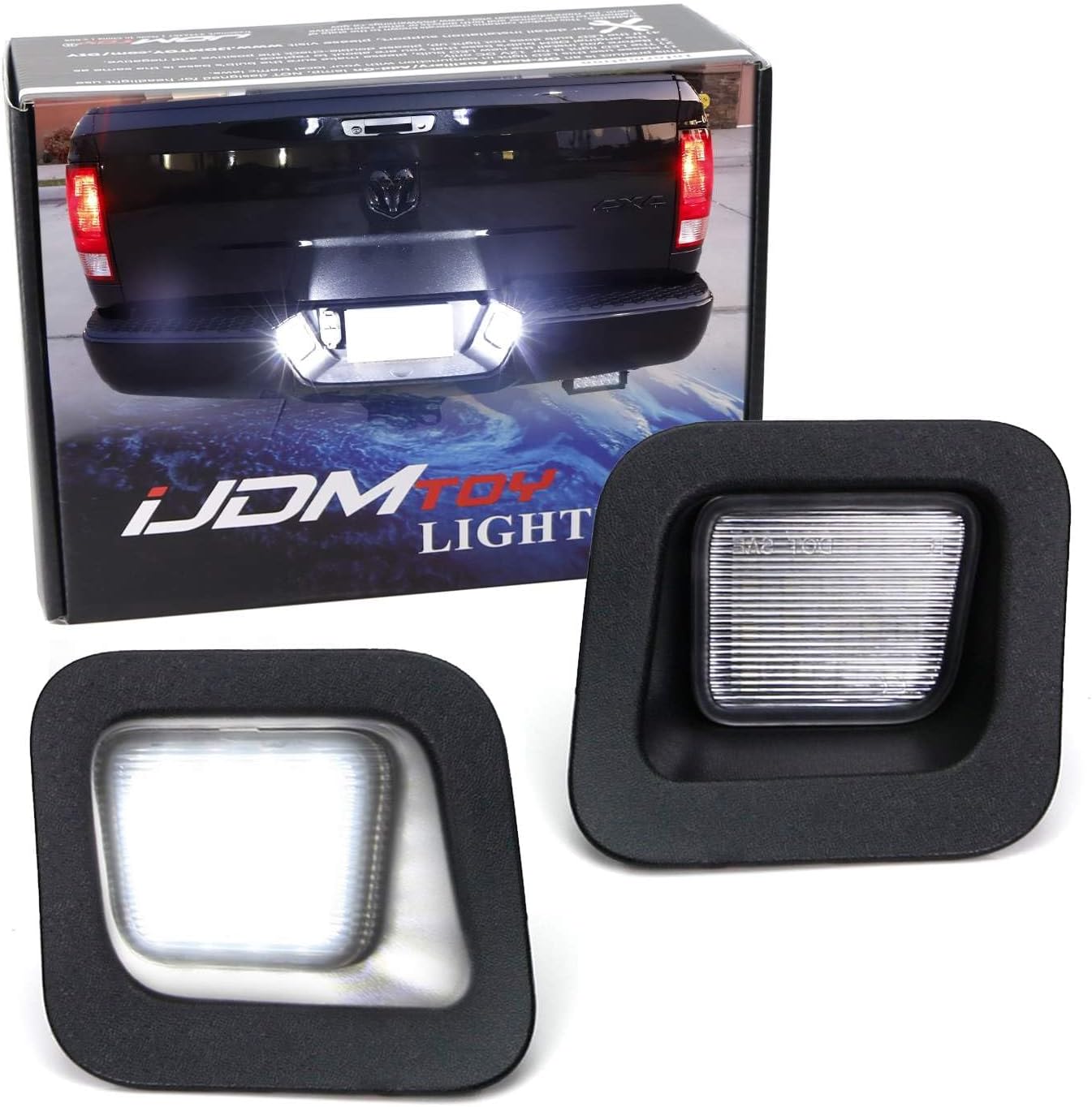 Amazon.com: iJDMTOY OEM-Fit 3W Full LED License Plate Light Kit ...