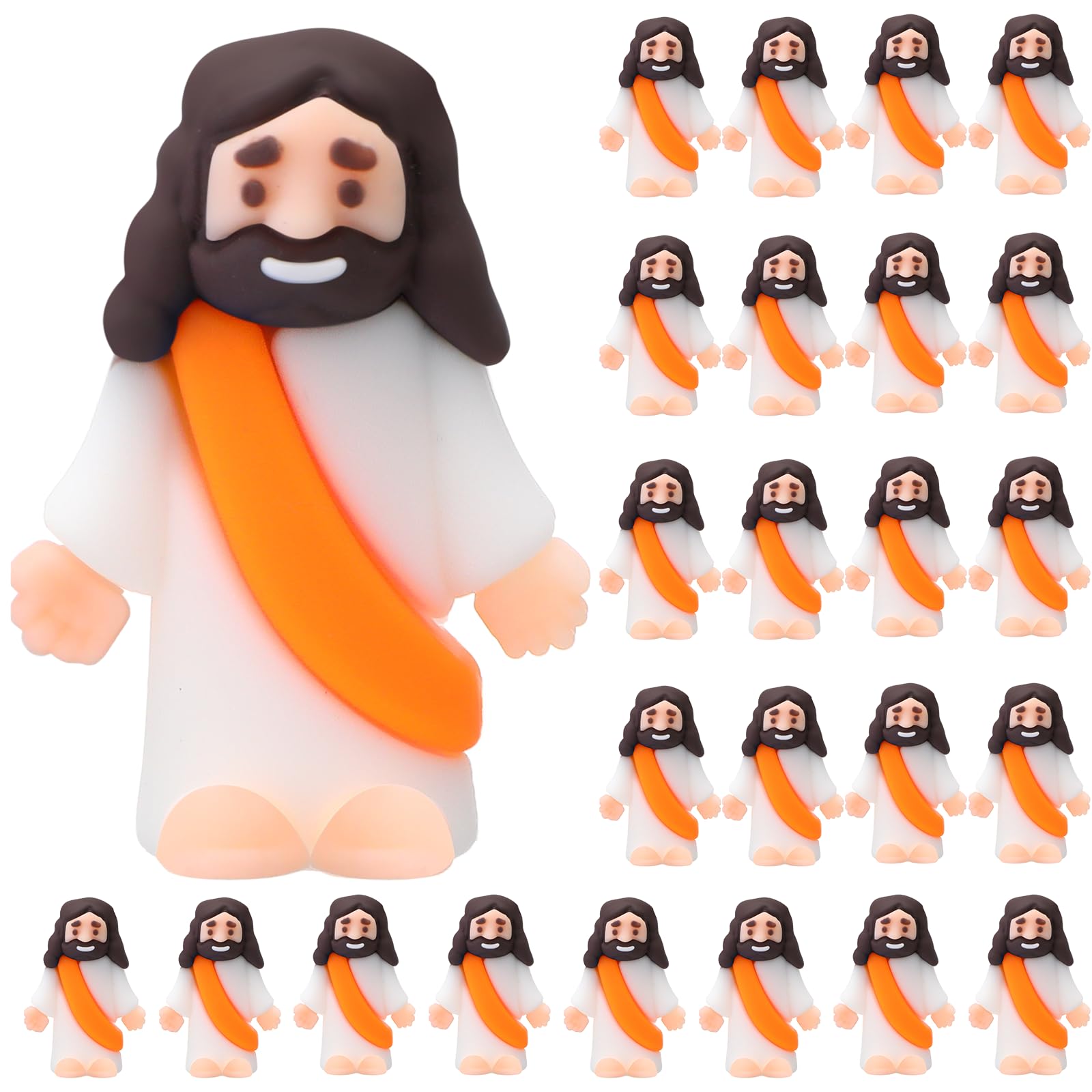 Snapklik.com : Bememo 25 Pcs Little Jesus Figures Original Design Mini ...