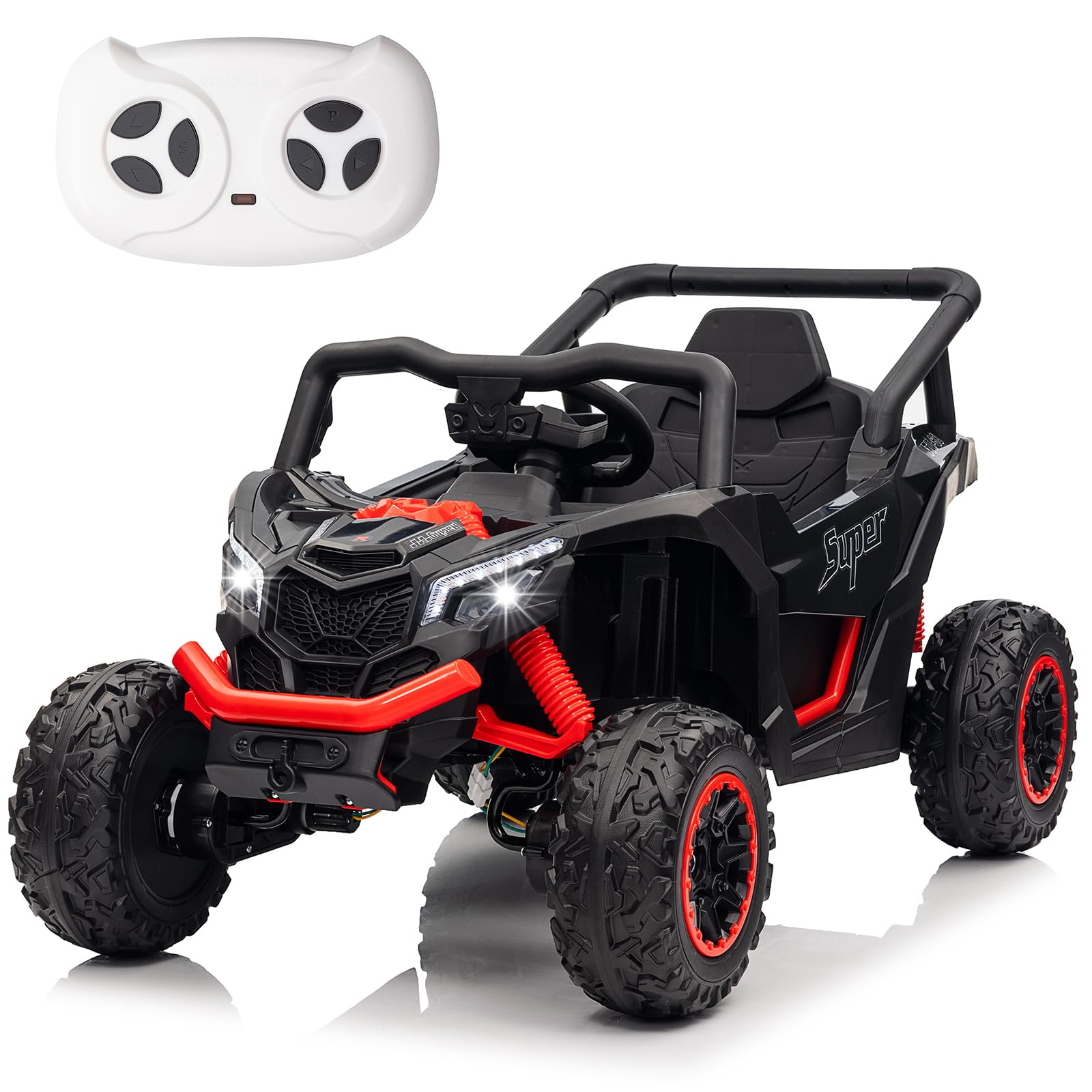 Amazon.com: POSTACK Ride On Car for Kids 24V Battery Powered Ride On ...