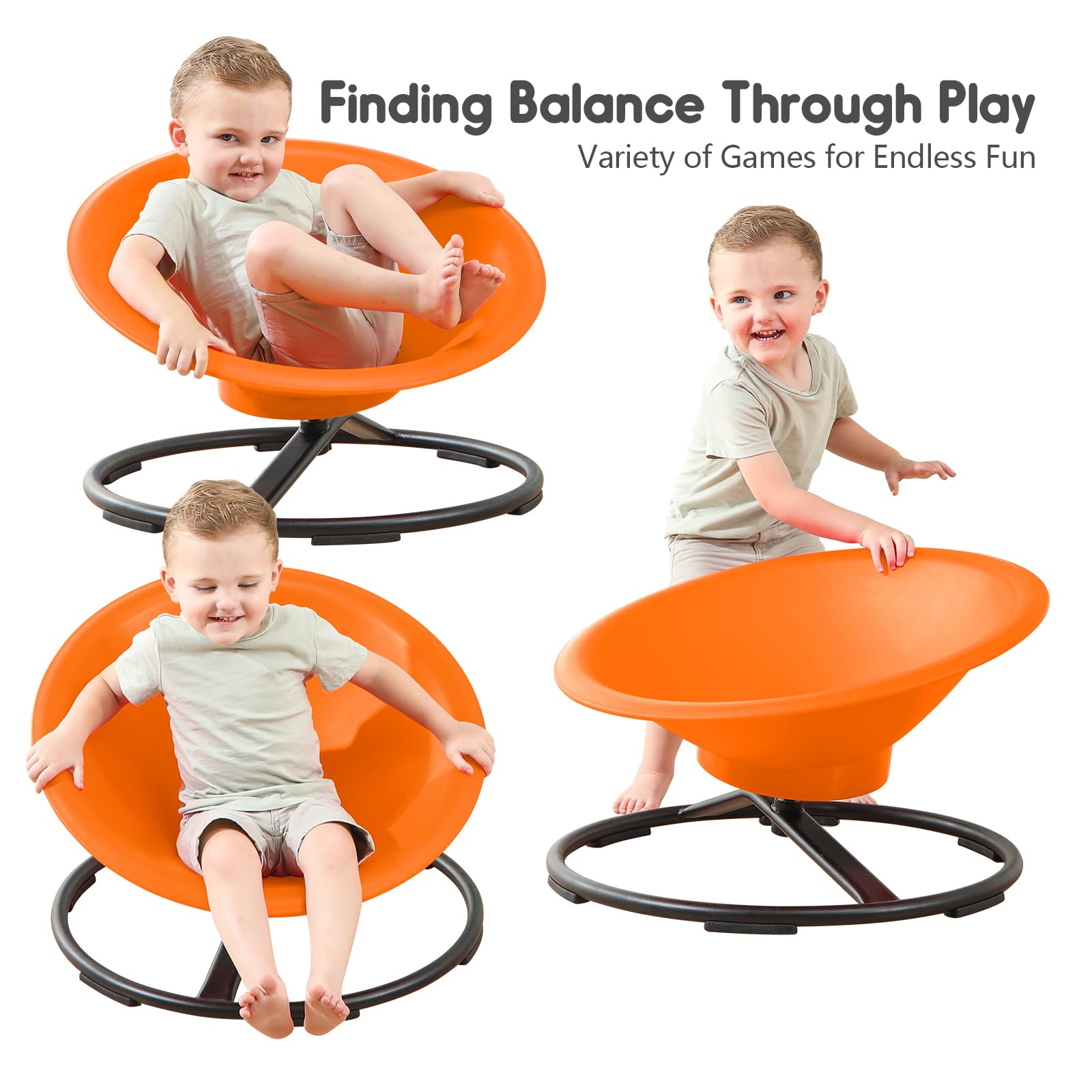 Snapklik.com : HAPPYMATY Spinning Chair For Autistic Kids, Sit And Spin ...