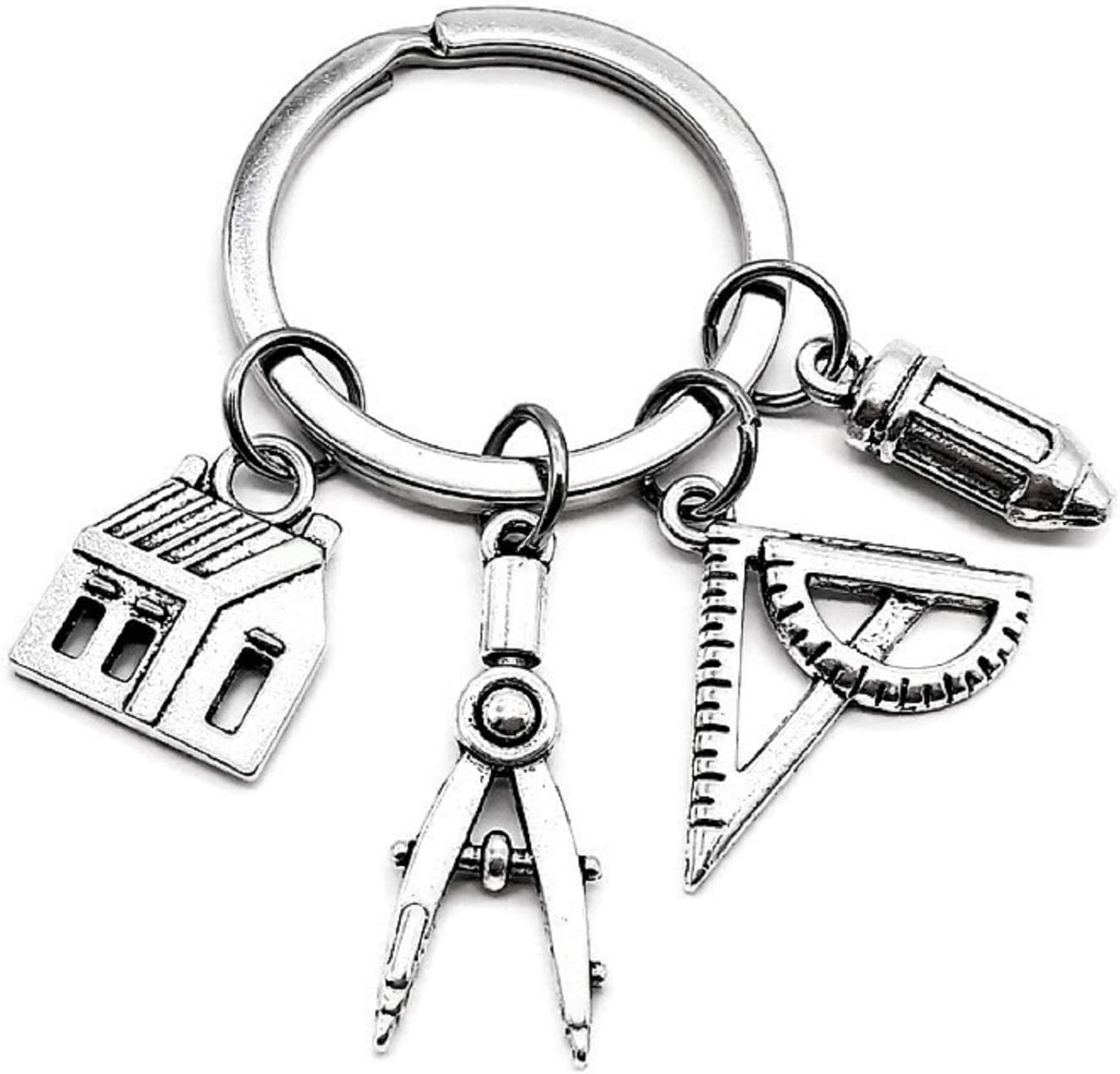 Amazon.com: Architect Keychain Architectural Engineer Gift Architect ...
