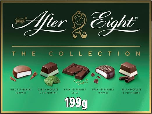 After Eight Mint Chocolate Collection Box | 199g of Assorted Dark ...