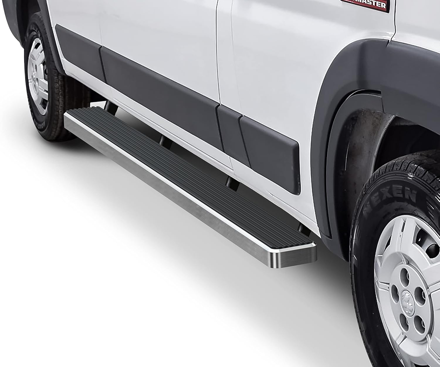 Amazon.com: APS iBoard Running Boards 5in Silver Compatible with Ram ...