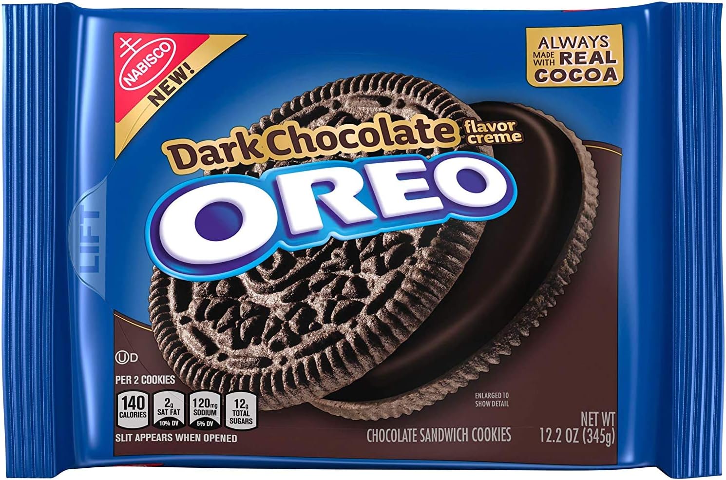 Amazon.com: OREO Toffee Crunch Creme with Sugar Crystals Chocolate ...