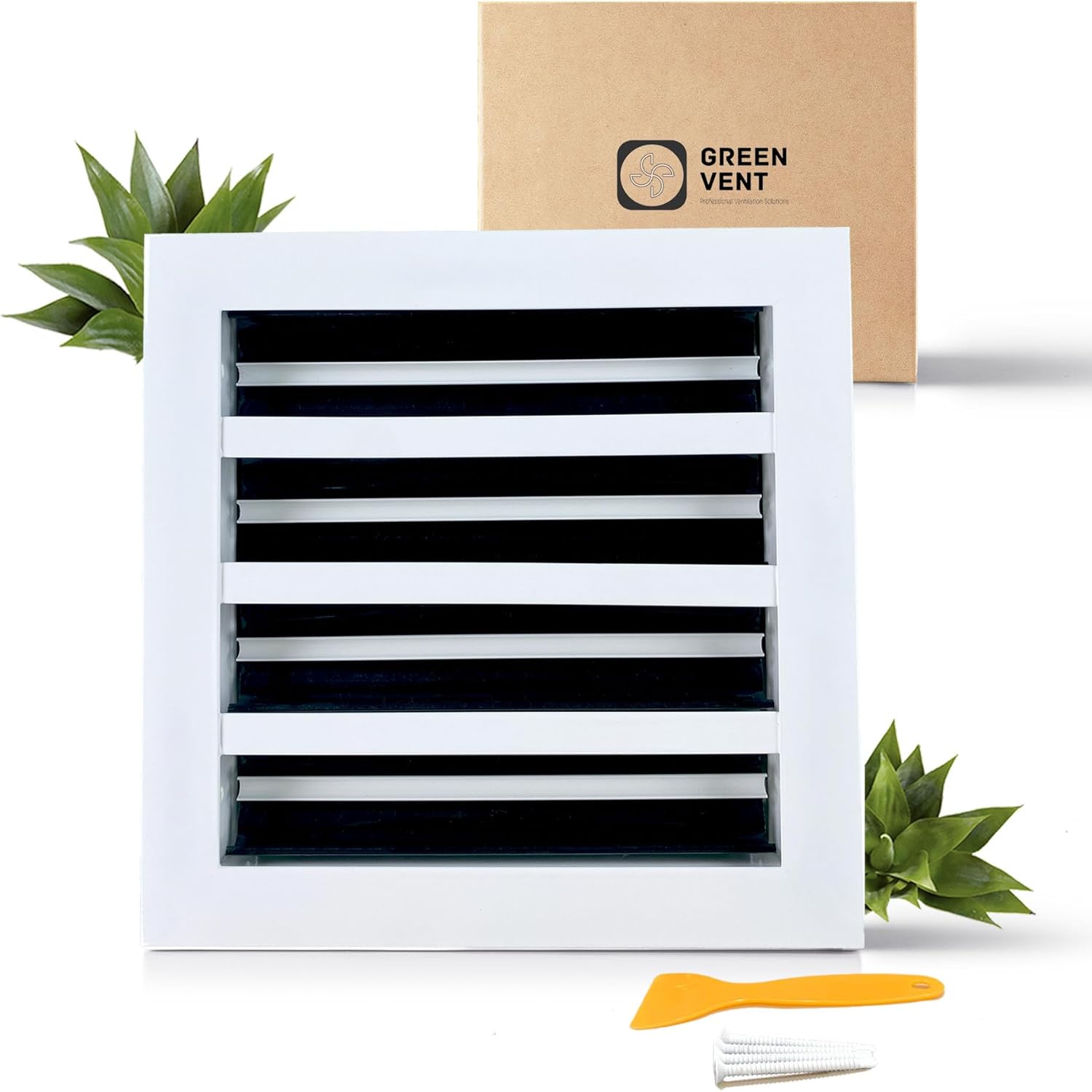 GREEN VENT - Vent Cover 8x8 - Decorative Aluminum Air Vent Covers for ...