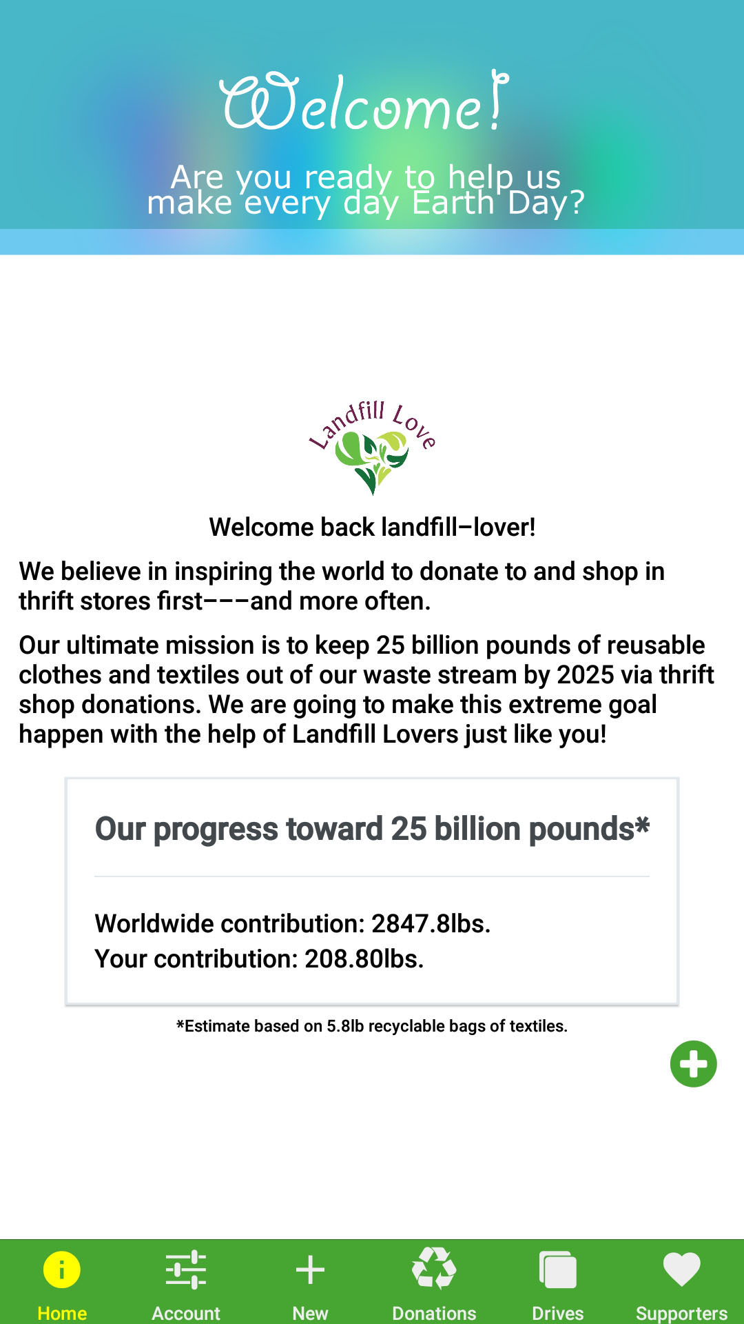 Landfill Love Donation Tracker, Instant Calculator:Amazon.in:Appstore ...