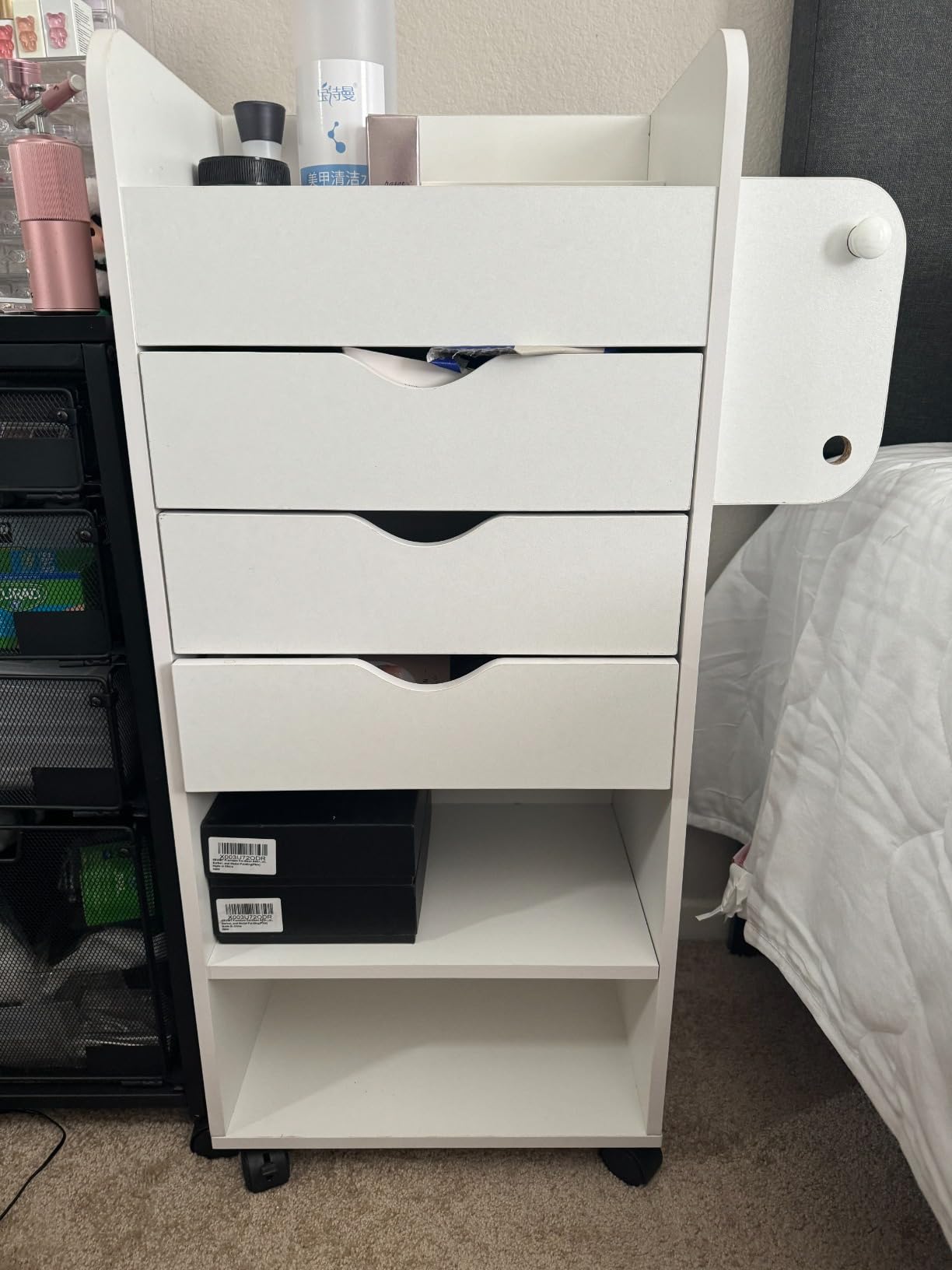 Amazon.com: LOKO Rolling Storage Drawer Cart, Mobile Storage Cabinet ...