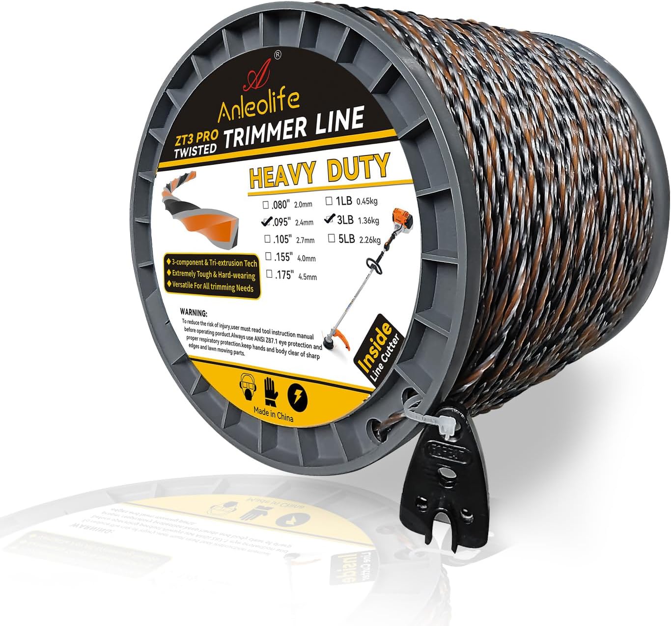 Amazon.com : A ANLEOLIFE 3-Pound ZT3 Pro Heavy Duty Diamond .095-Inch ...