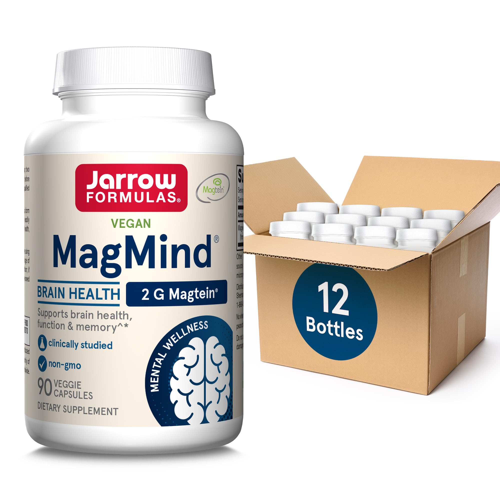 Amazon.com: Jarrow Formulas Magnesium L-Threonate, MagMind Brain ...