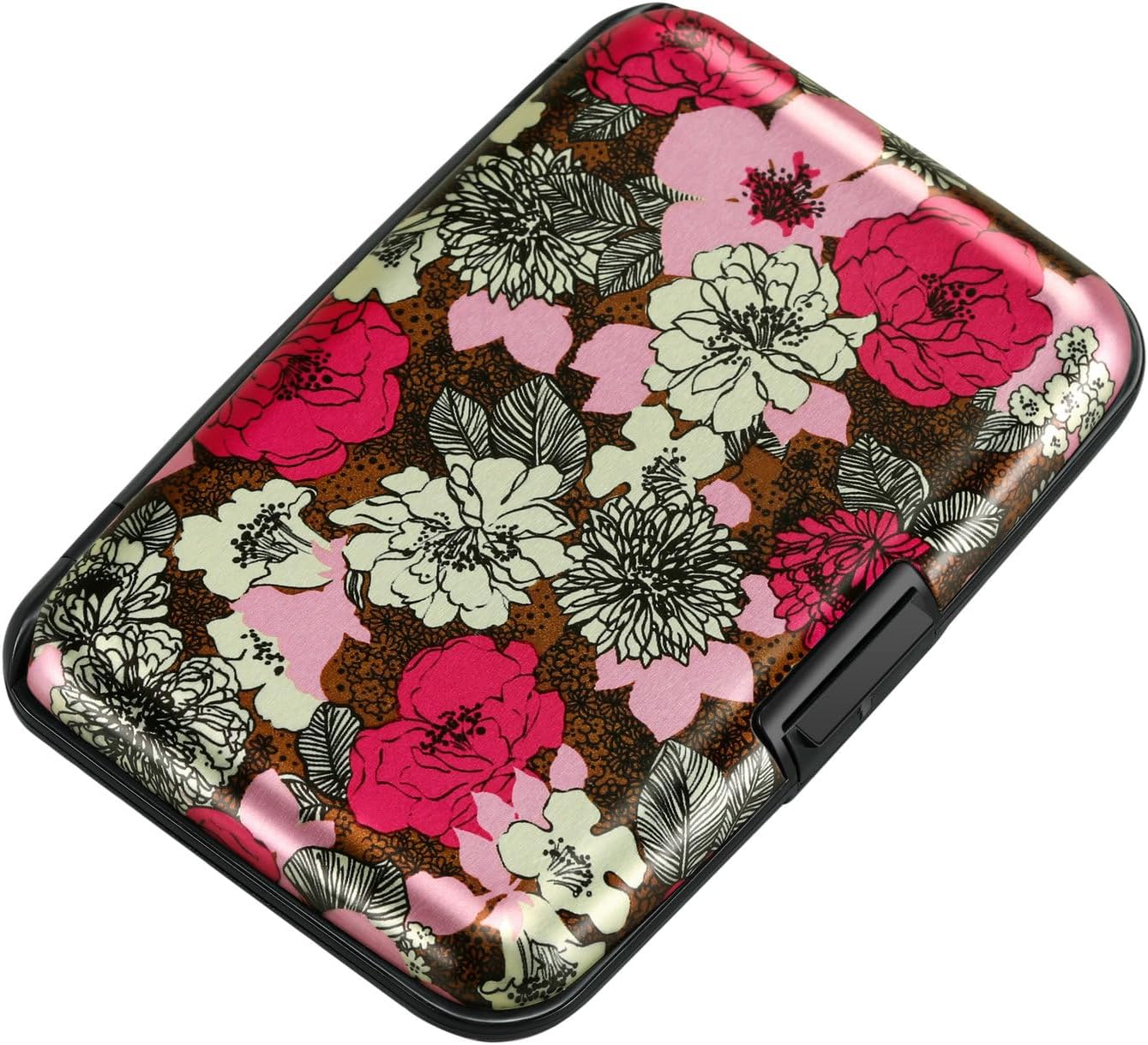 Amazon.com: ELFISH RFID Blocking Credit Cards Holder Aluminum Wallet ...