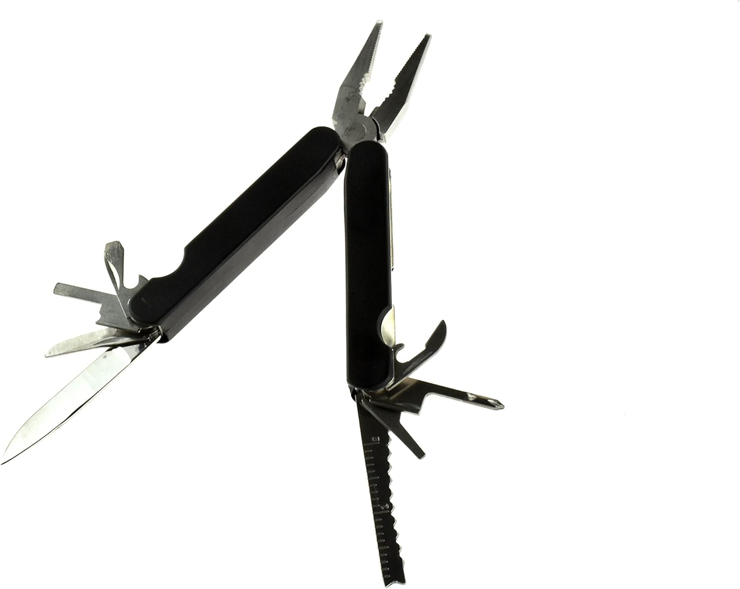 SE MT50B 14-in-1 Multi-Functional Tool, Black Plastic Handle, Nylon ...