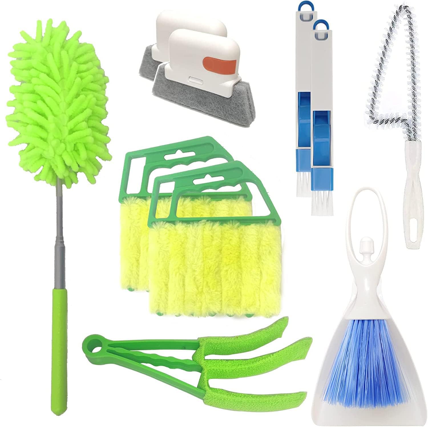 Amazon.com: 10 Pcs Venetian Window Blind Cleaner Duster Tool Set, Mini ...