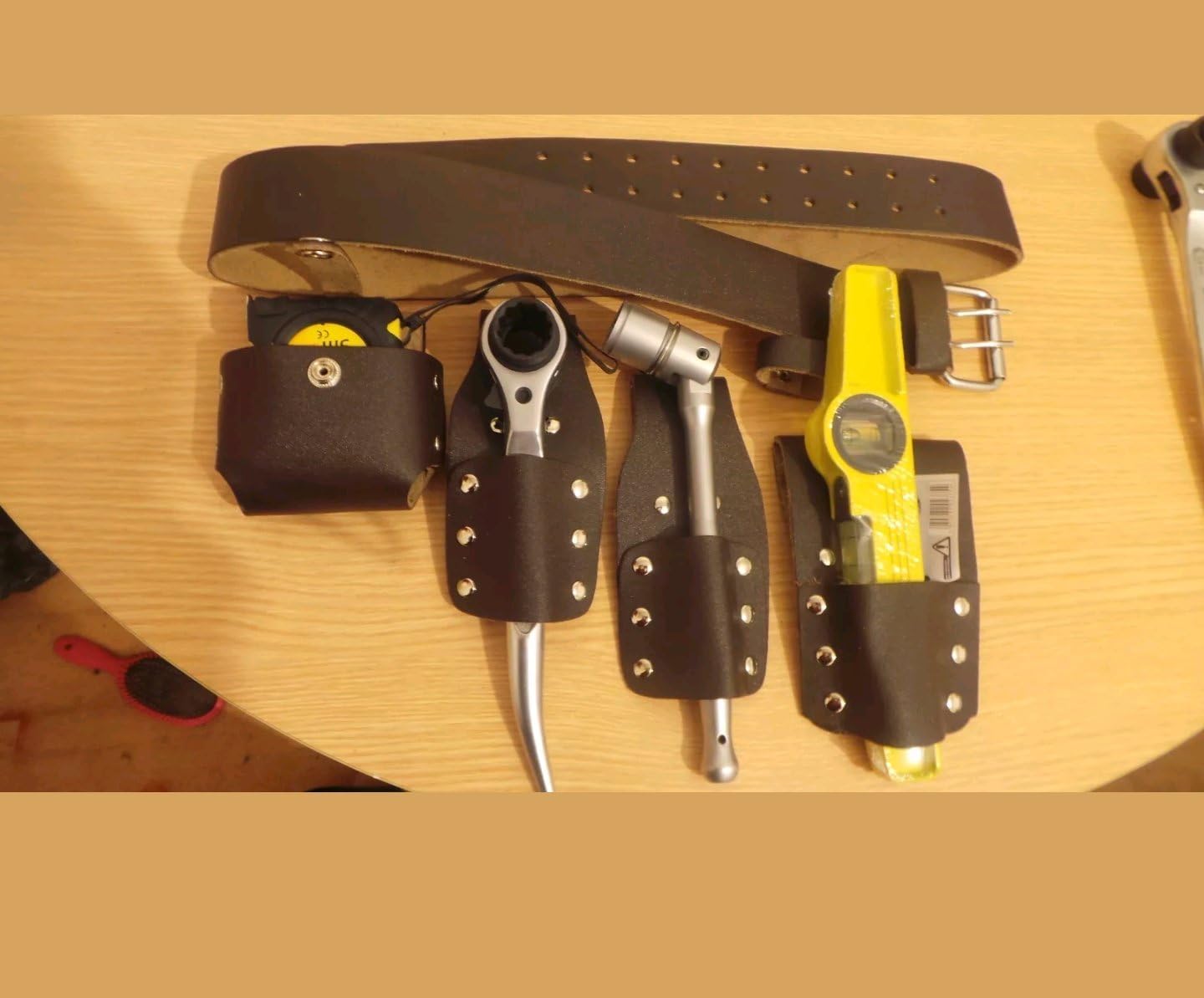 SCAFFOLDING LEATHER BELT WITH TOOL SET : Amazon.co.uk: DIY & Tools