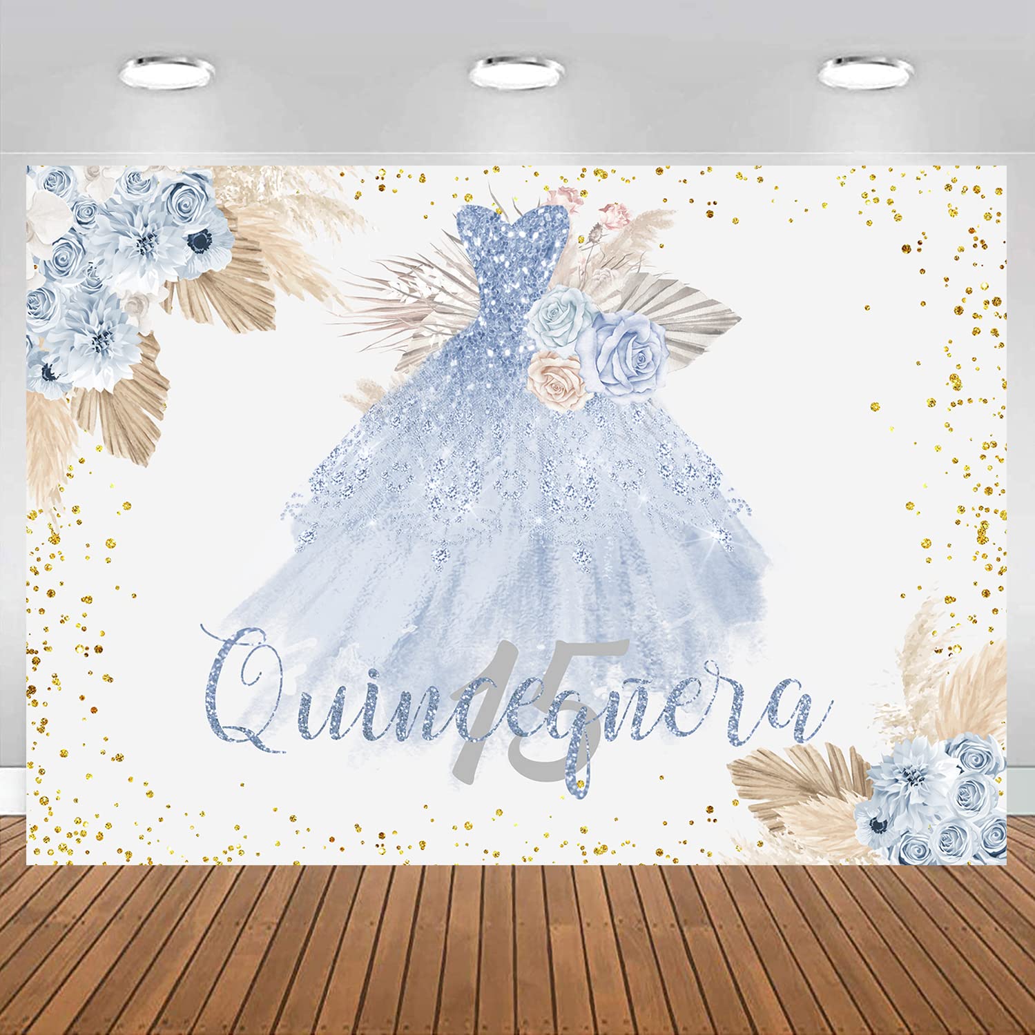 Quinceanera Table Decorations Blue