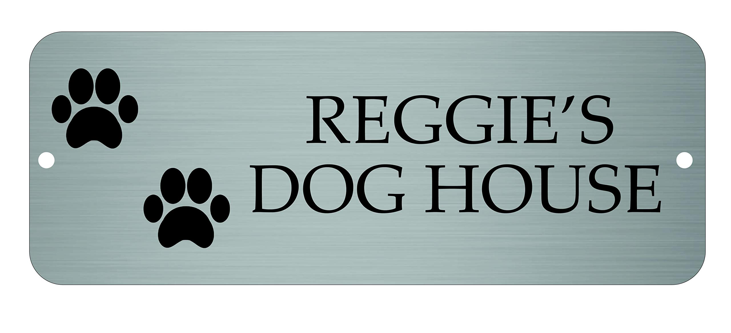 Maggie-mais Personalised kennel Sign, Dog House Name Plate Plaque ...