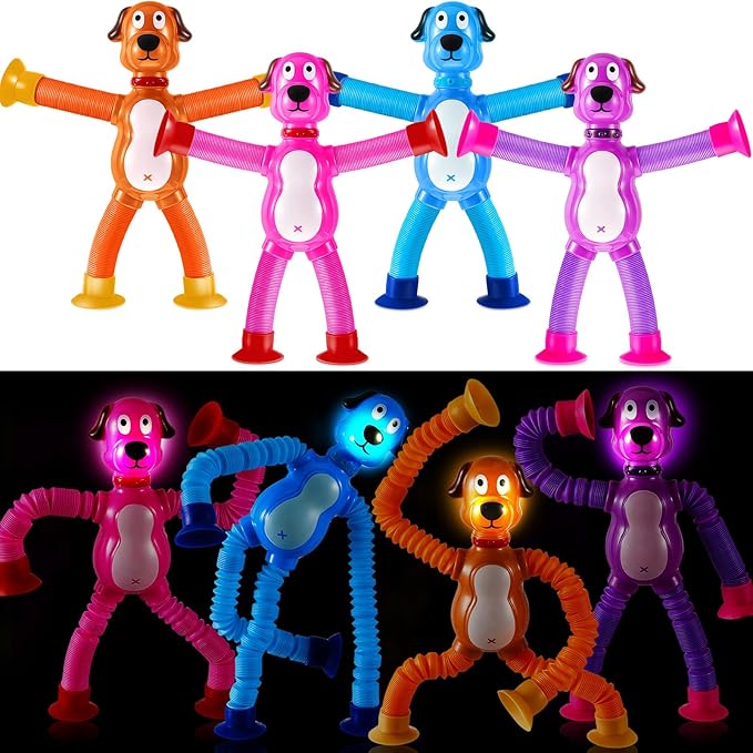 Amazon.com: Liliful 8 Pcs Telescopic Suction Cup Cartoon Stretchy ...