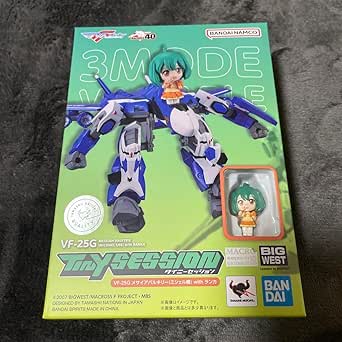 Amazon.co.jp: Macross F Tiny Session VF-25G Michelle Machine with Ranka ...