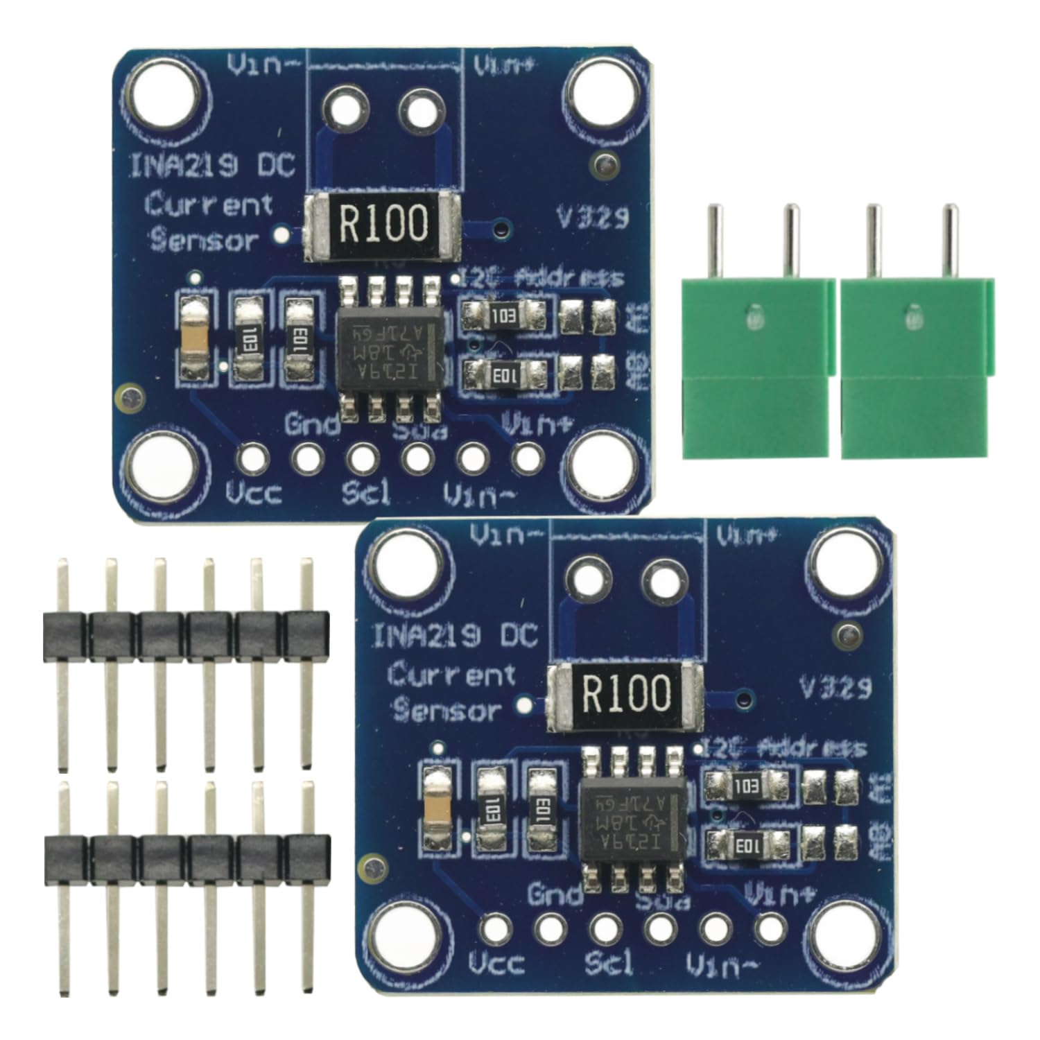 Snapklik.com : 2 Pcs INA219 Bi-Directional DC Current Power Supply ...