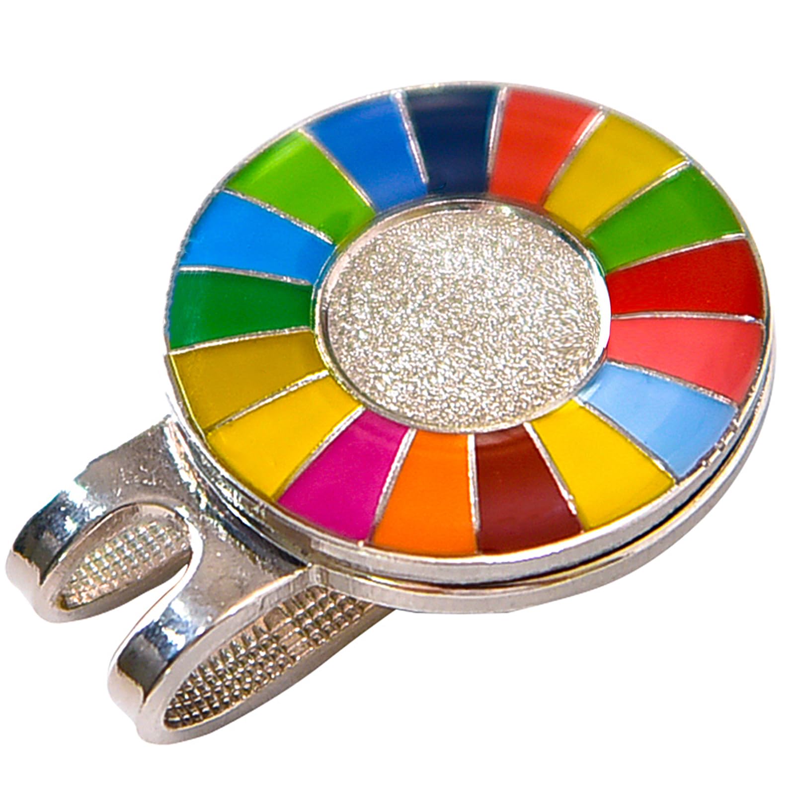 Amazon | Aoouik【国連本部公式最新仕様】SDGs ゴルフマーカー 25mm マグネット ハットクリップ 持続可能性を楽しみながら広めよう！ (1個入り) | Aoouik ...
